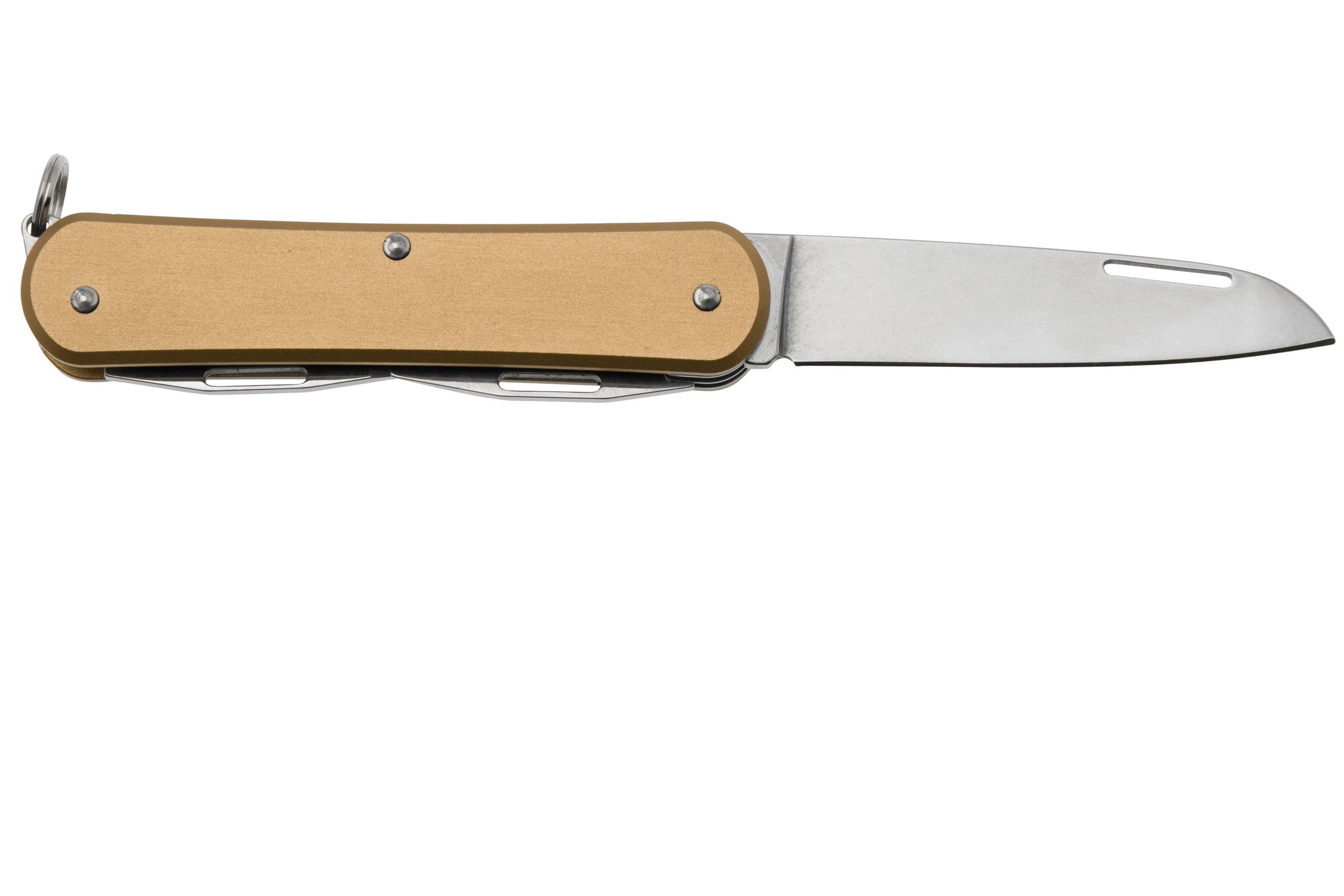 Fox Vulpis KA-VP130-3BR, 3 Tools, Aluminium Bronze, Zwitsers zakmes ...