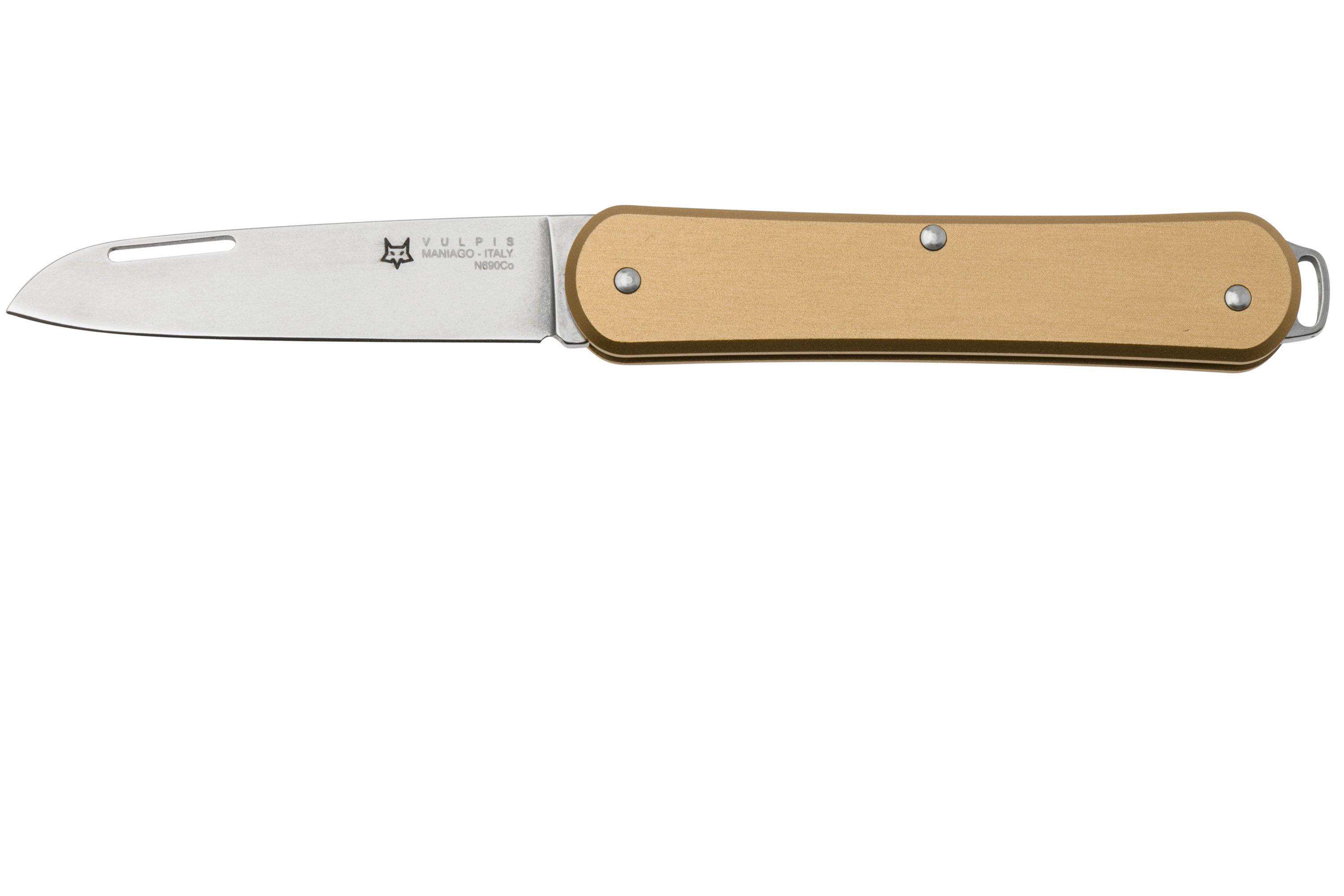 Fox Vulpis KA-VP130BR, 1 Tool, Aluminium Bronze, pocket knife ...