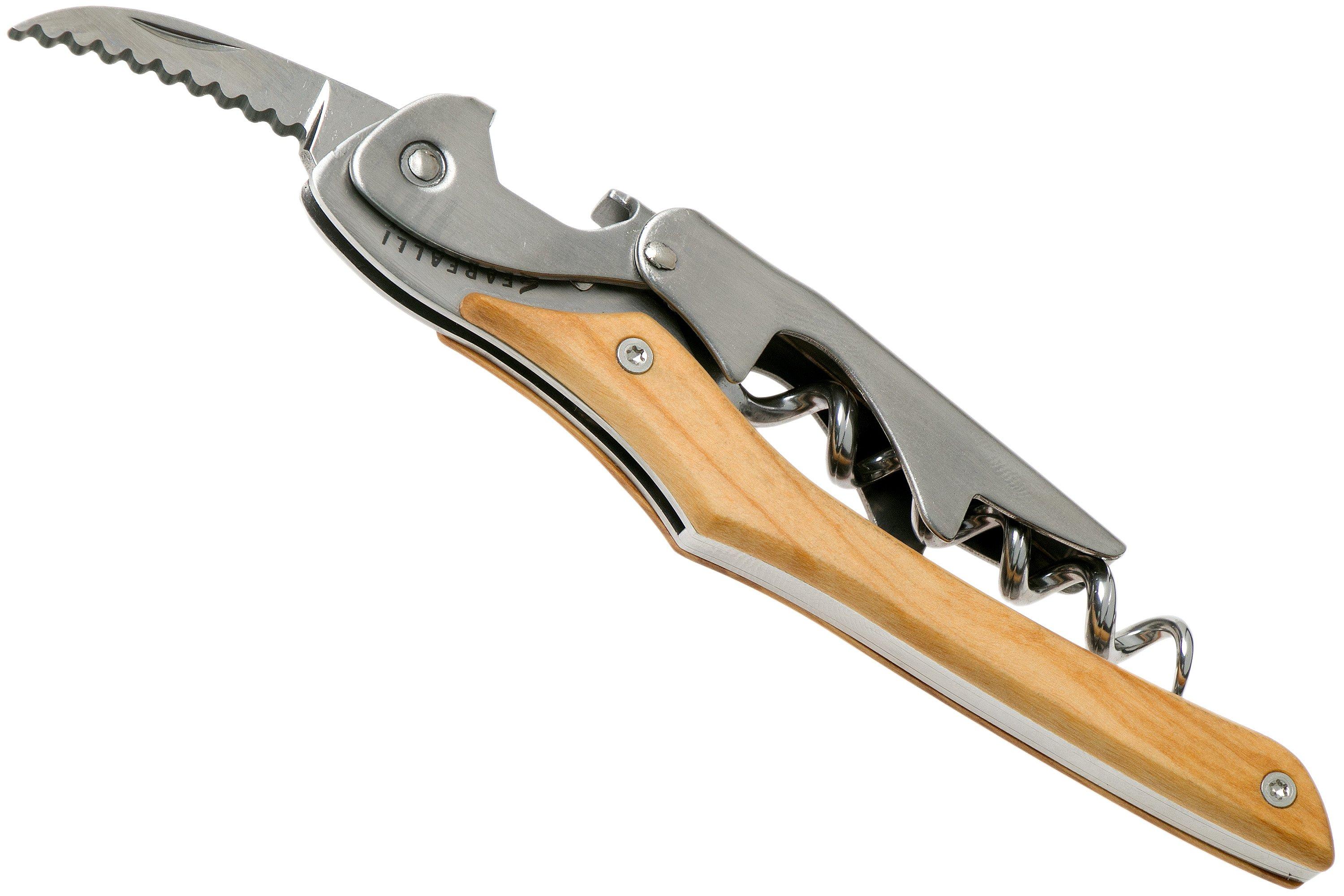 Fox waiter's corkscrew olive wood | Advantageously shopping at ...
