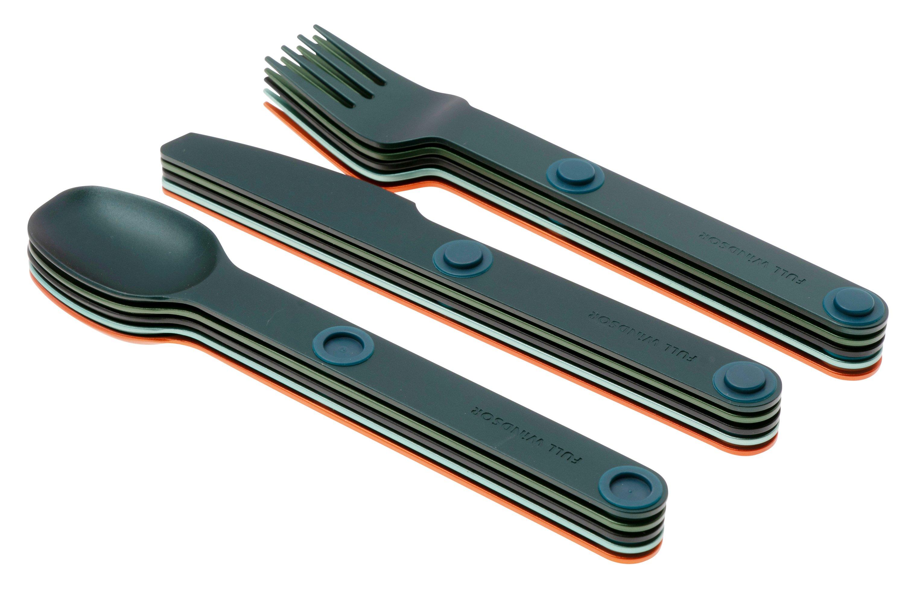 FULL WiNDSOR Magware Family Set MAG-FS, 15-delige outdoor cutlery set ...