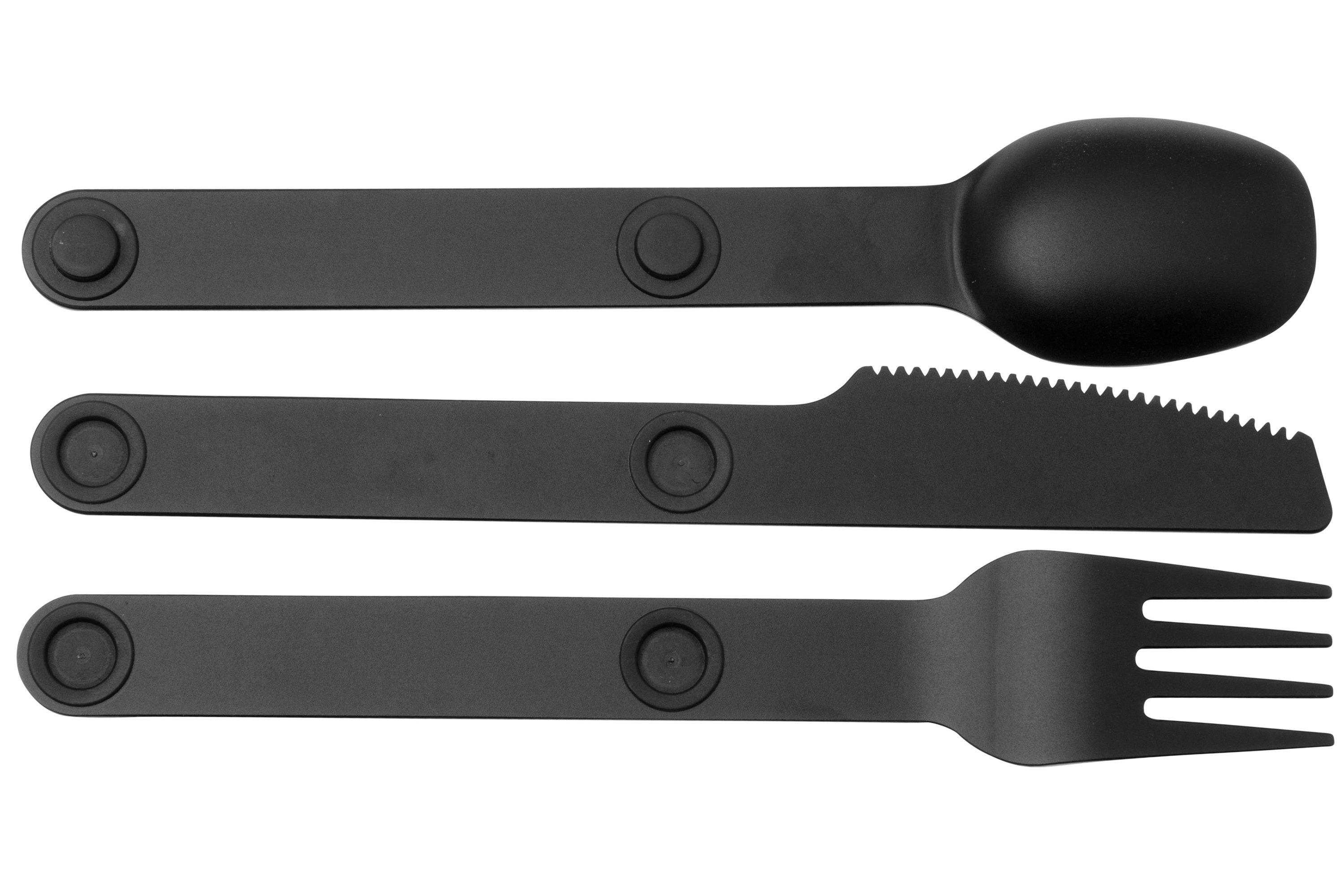 FULL WiNDSOR Magware MAG-SS-BLK Charcoal Black, outdoor cutlery ...