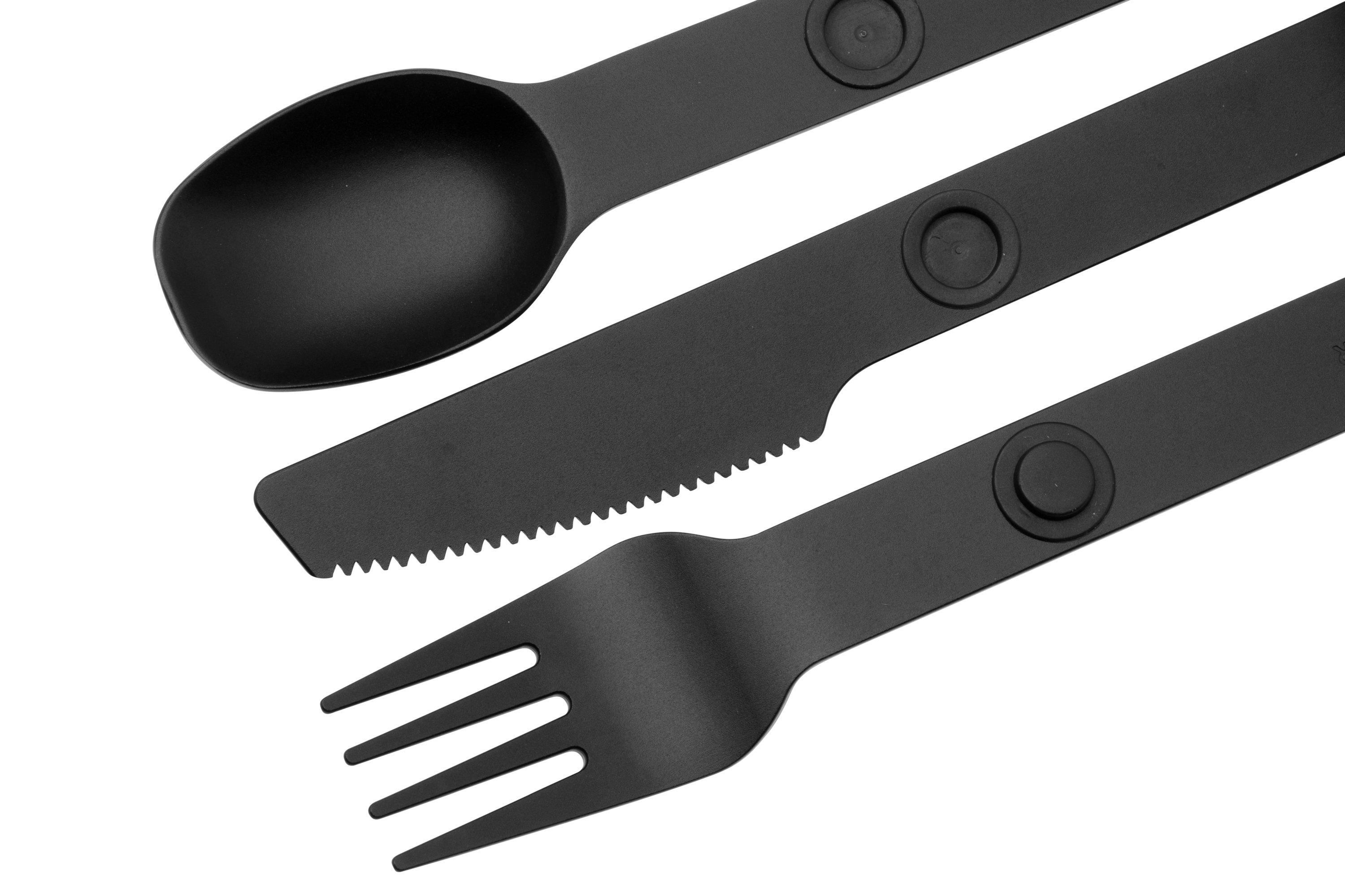 FULL WiNDSOR Magware MAG-SS-BLK Charcoal Black, outdoor cutlery ...