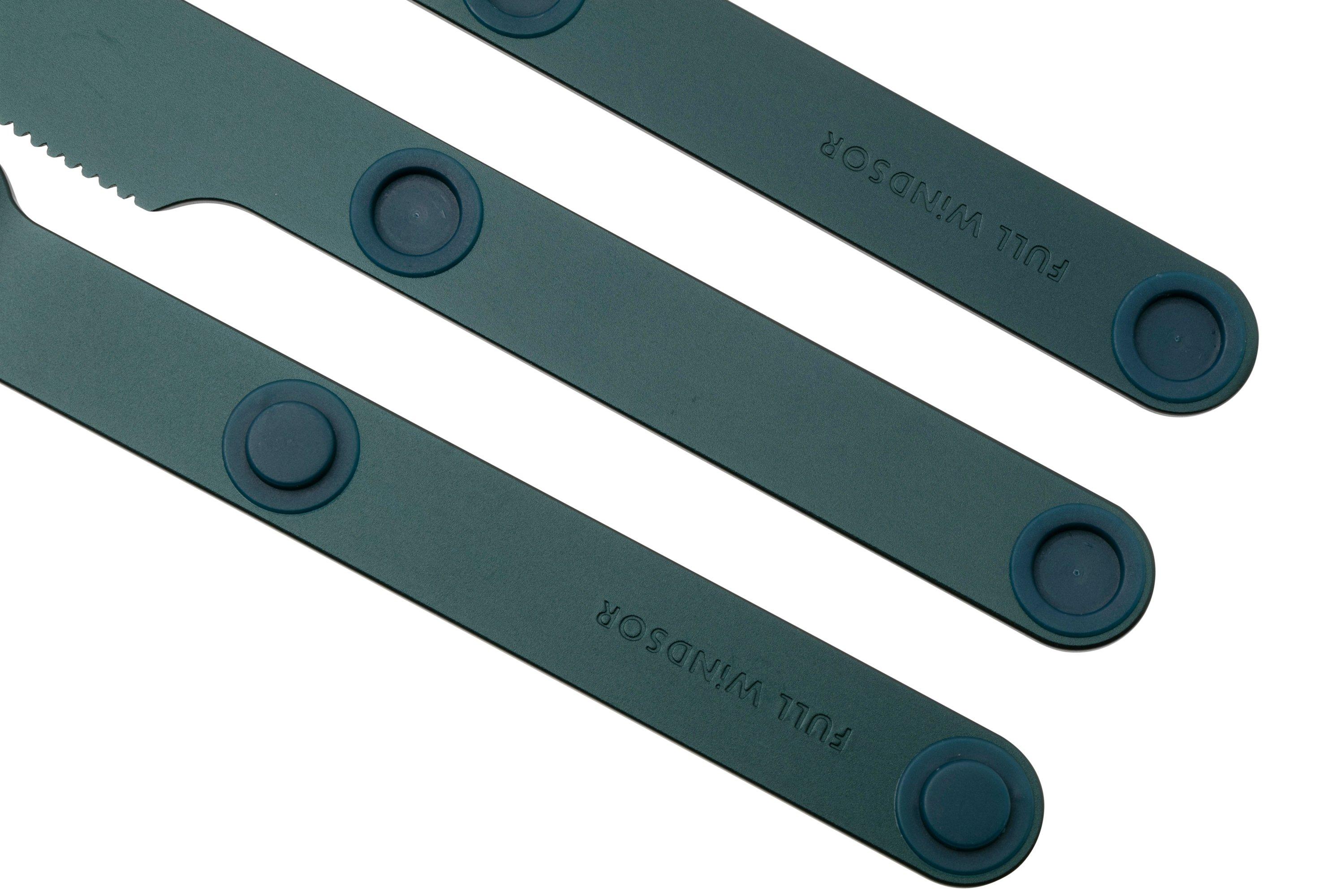FULL WiNDSOR Magware MAG-SS-BLU Deep Sea Blue, outdoor cutlery ...