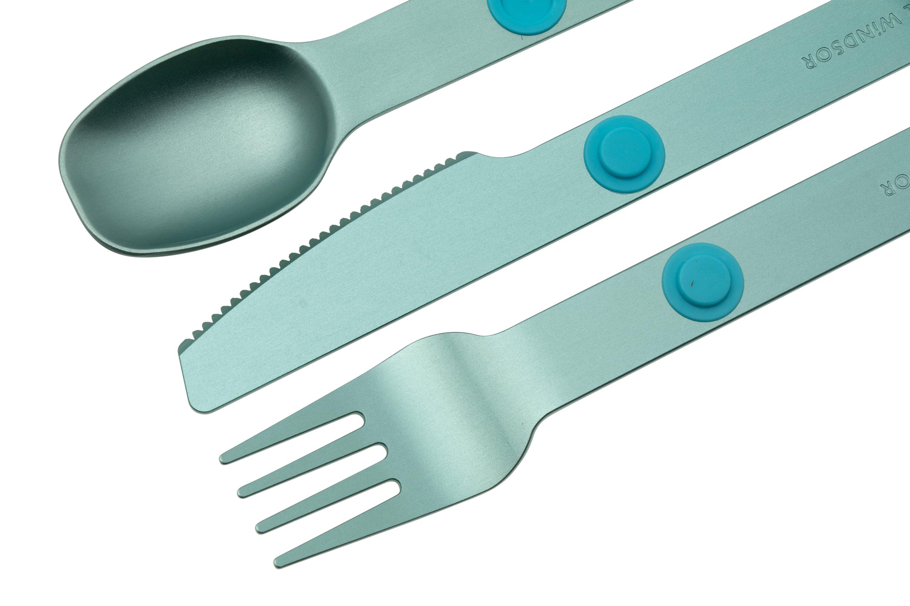 FULL WiNDSOR Magware MAG-SS-TUR Tropical Turquoise, outdoor cutlery ...