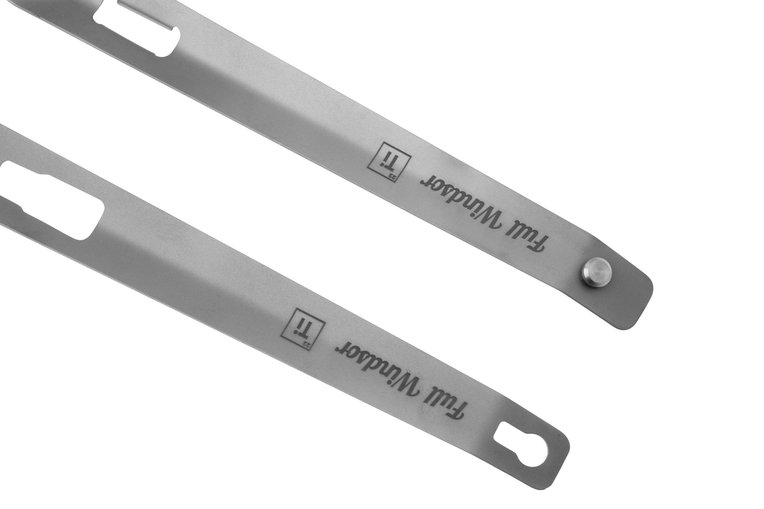 FULL WiNDSOR Splitter SPL-TI Titanium, 3-in-1, tongs, spatula and spork ...