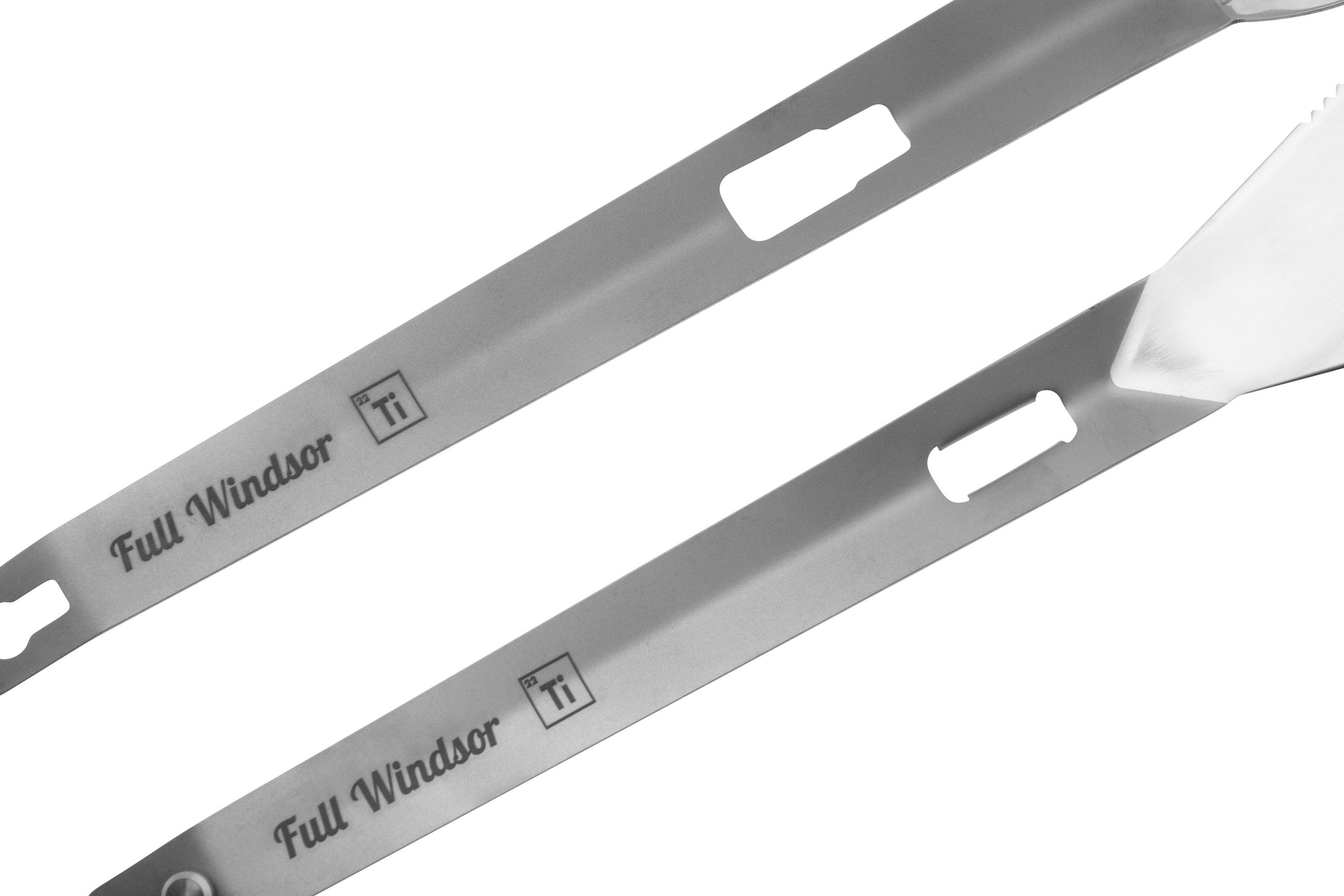 FULL WiNDSOR Splitter SPL-TI Titanium, 3-in-1, tang, spatel en spork ...