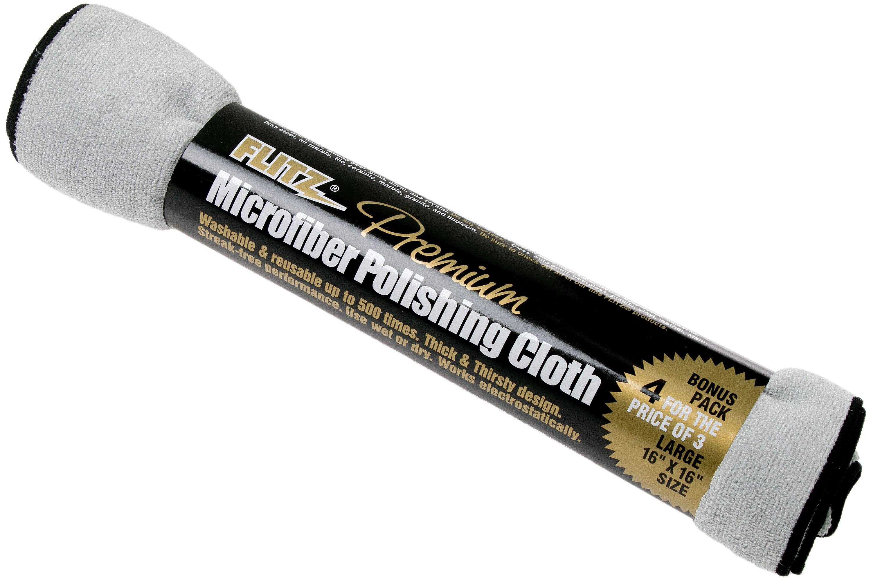 Flitz microfiber cloth, 4pcs | Advantageously shopping at ...