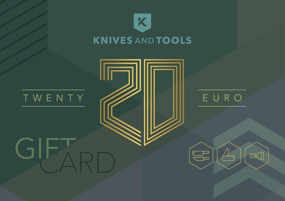 Knivesandtools Gift Card, €20 | Advantageously shopping at ...
