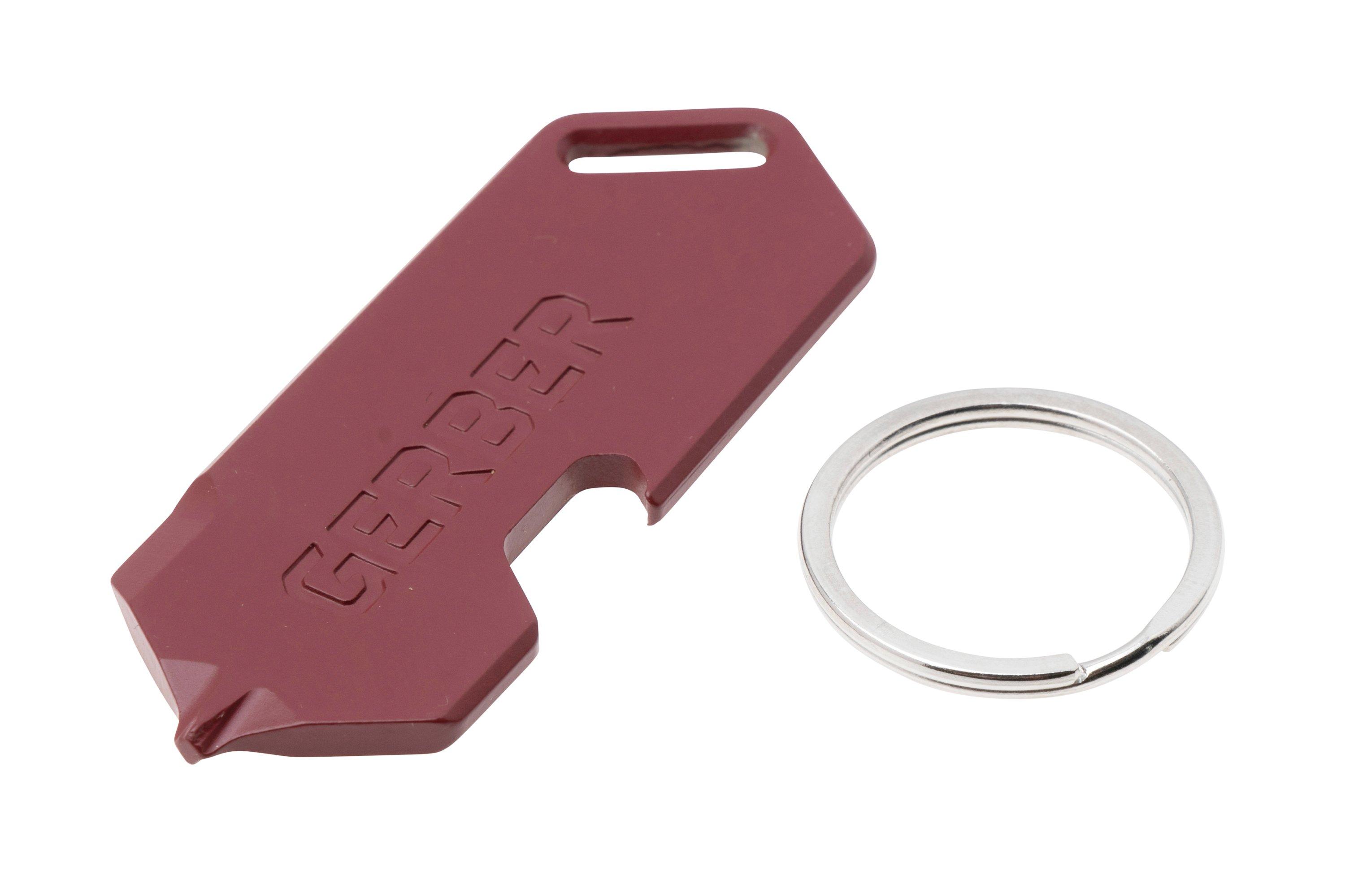 Gerber Shard DT 1074007 Drab Red Triangle, keychain tool ...