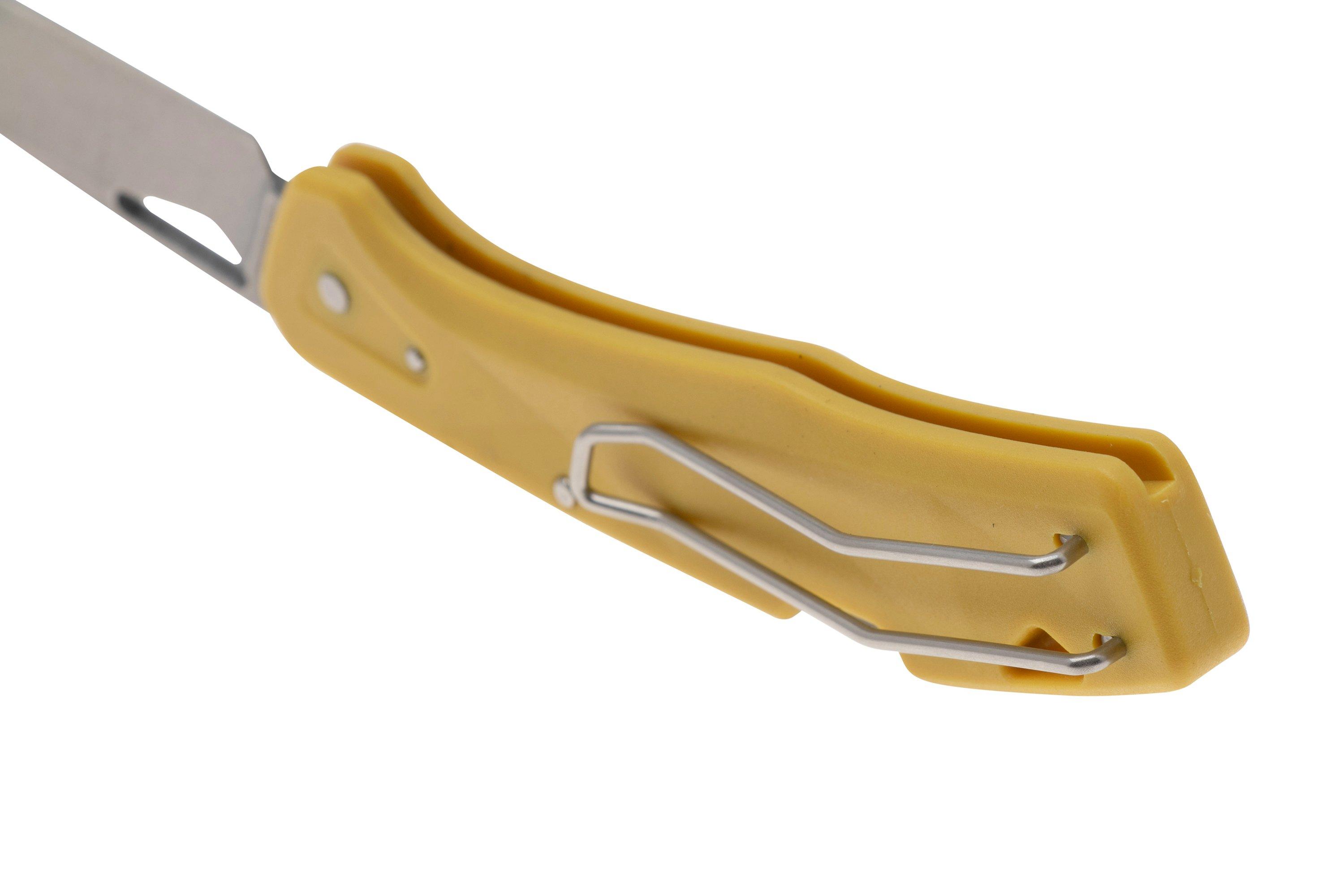 Gerber LST 1074520, Stonewashed 440A, Yellow Nylon pocket knife ...