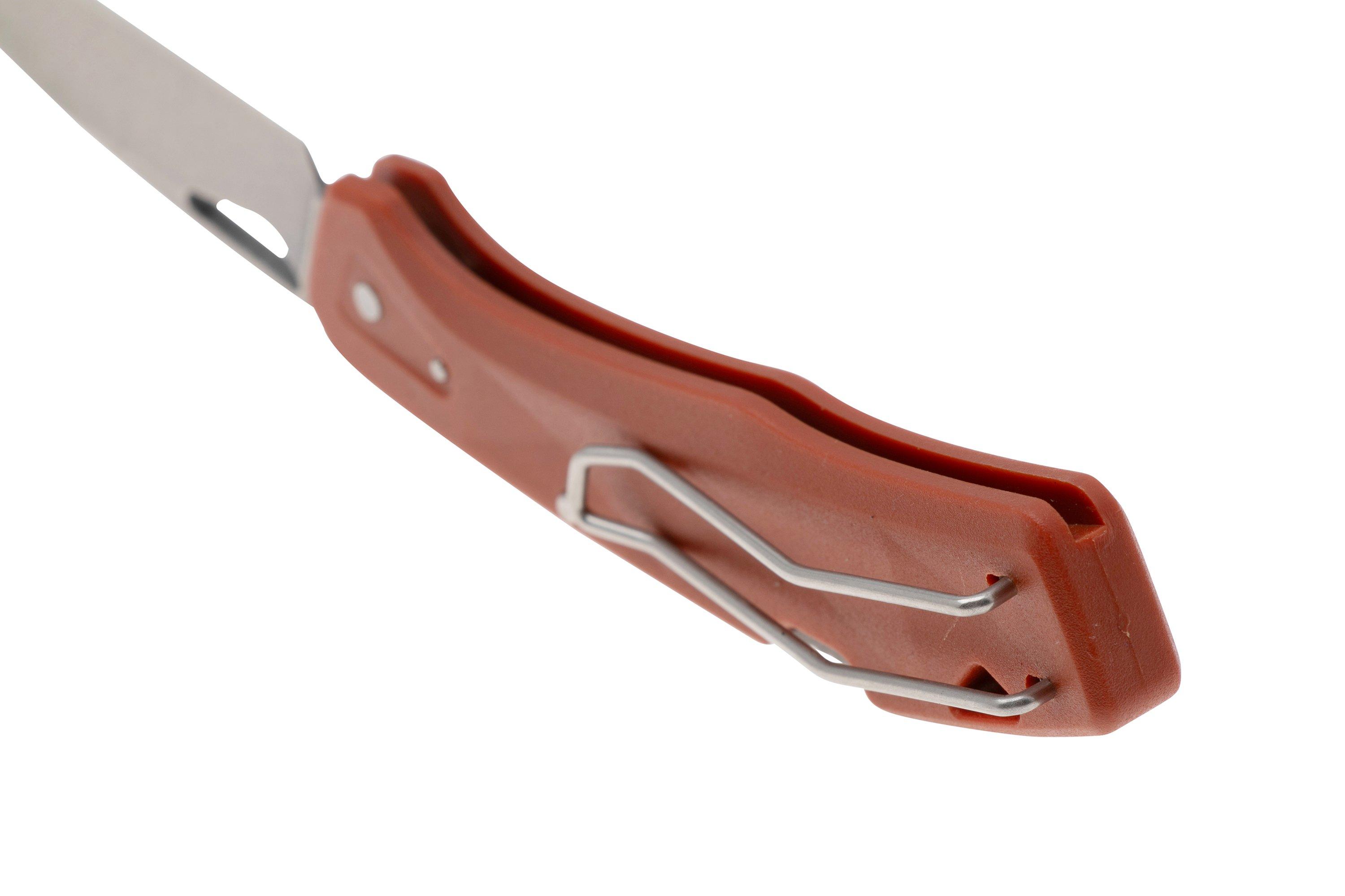 Gerber LST 1074522, Stonewashed 440A, Orange Nylon pocket knife ...