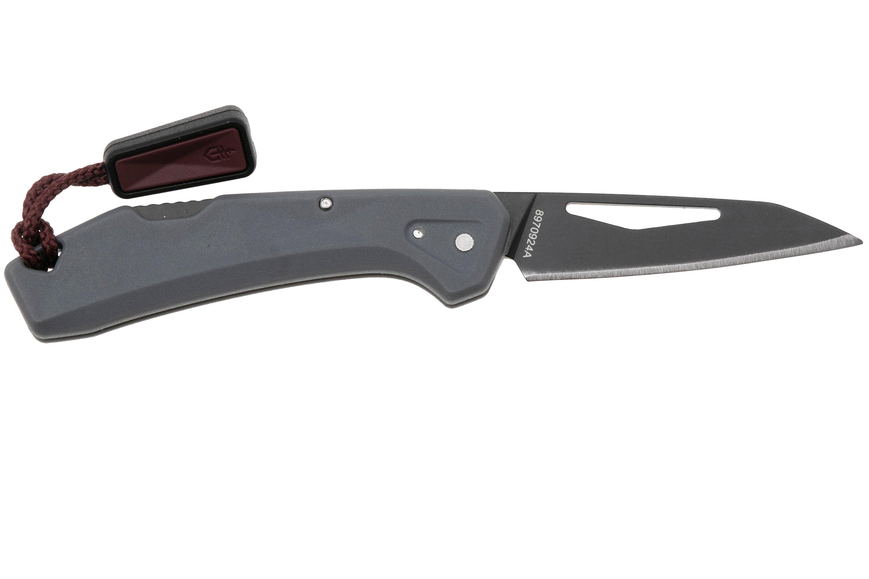 Gerber LST Mini 1074536, Black 440A, Grey Nylon pocket knife ...