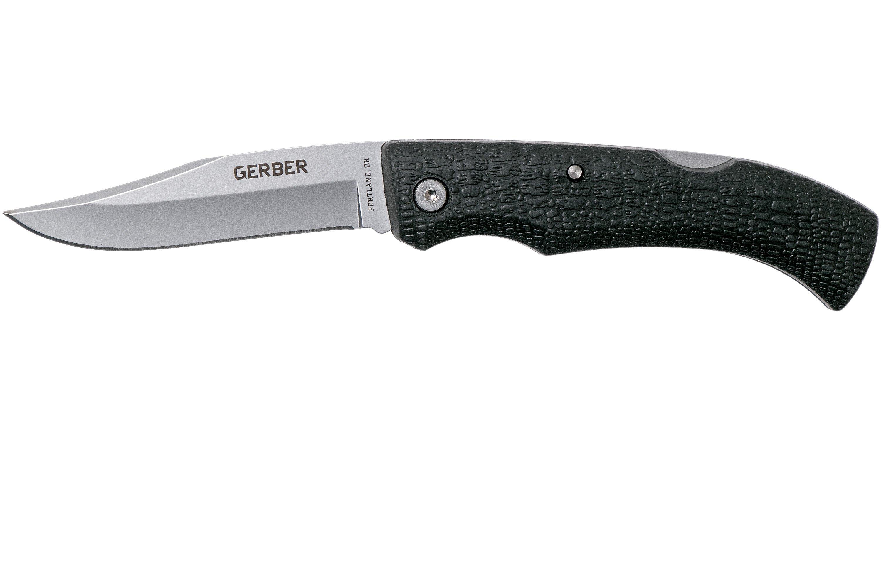 Gerber GatorMate 06149 clip point, fine edge pocket knife ...