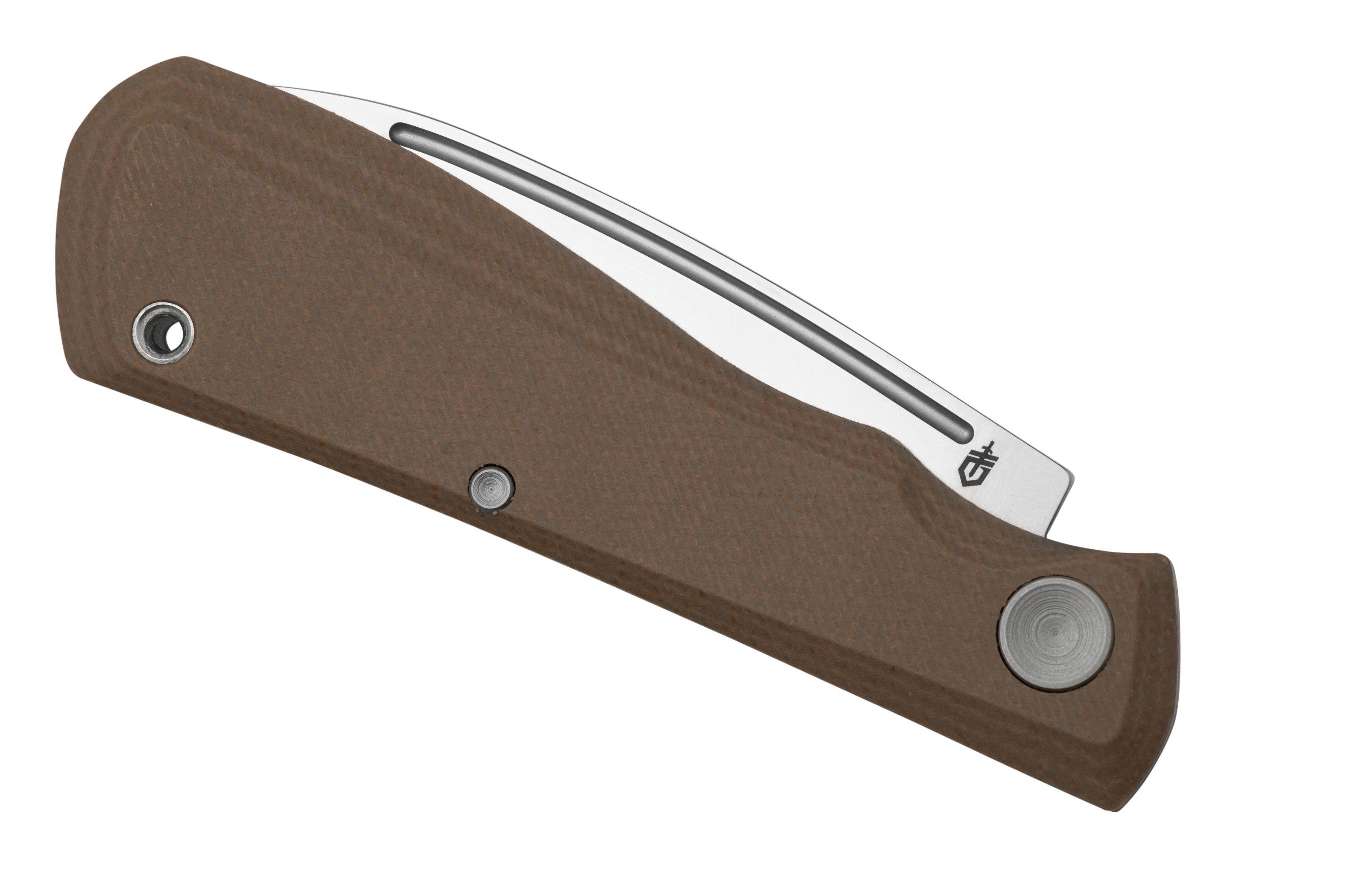 Gerber Mansfield 1064424 micarta natural, navaja | Compras con ventajas ...