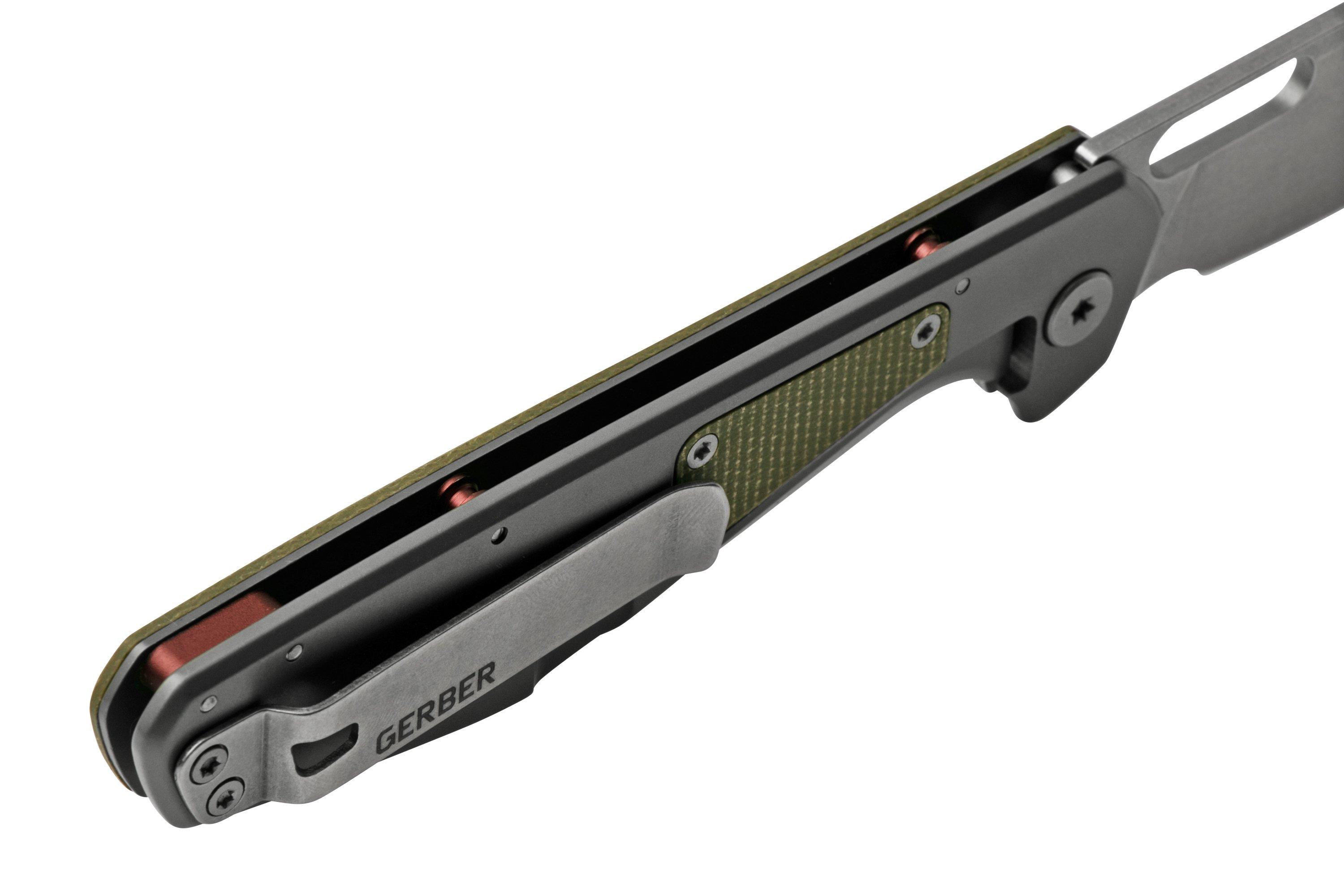 Gerber Slimsada 1064426 Green Micarta zakmes | Voordelig kopen bij ...