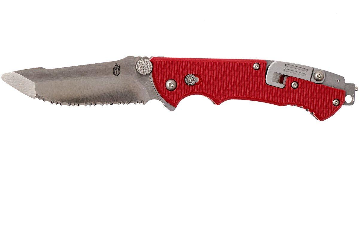 Gerber Hinderer Rescue 22-01534N pocket knife, Hinderer design ...