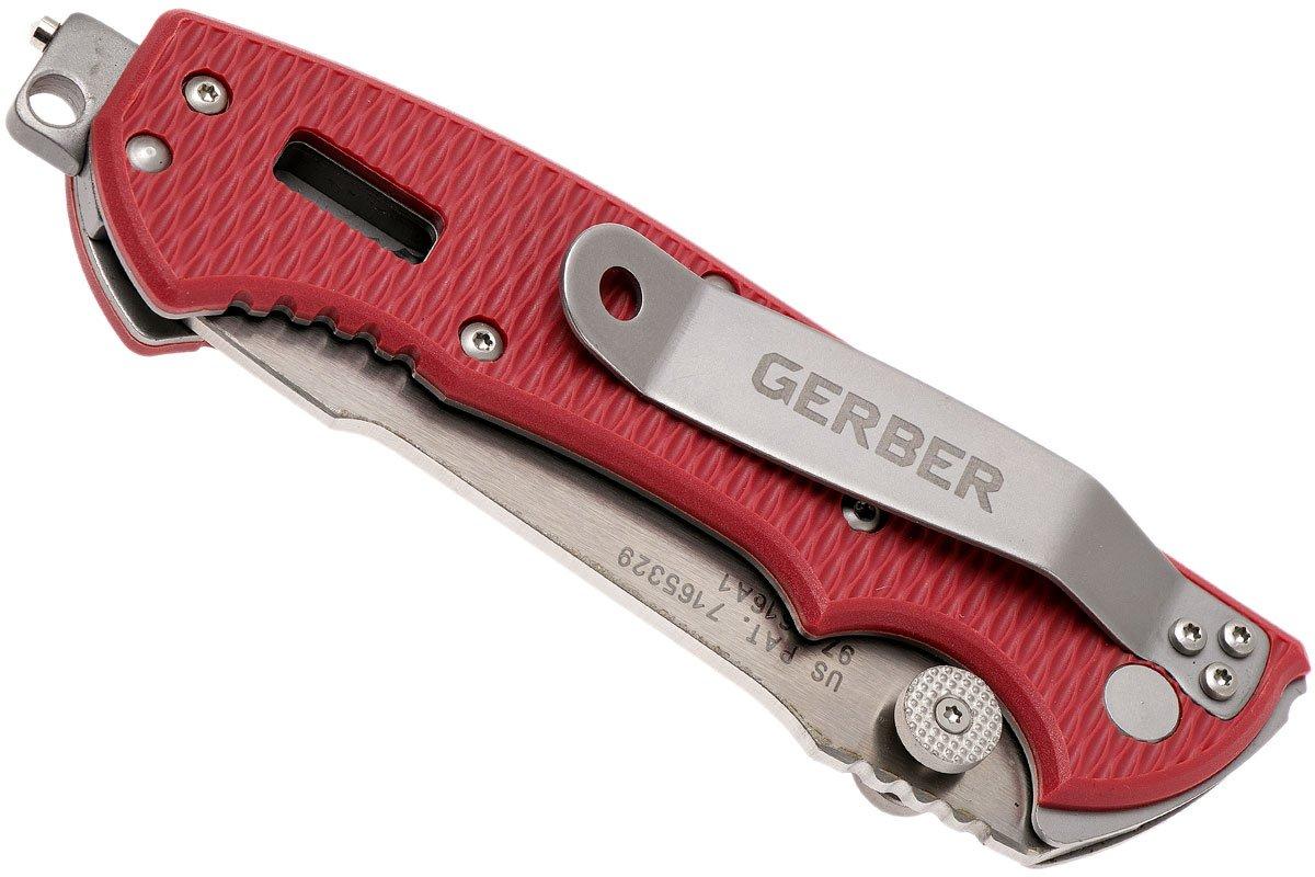 Gerber Hinderer Rescue 22-01534N pocket knife, Hinderer design ...