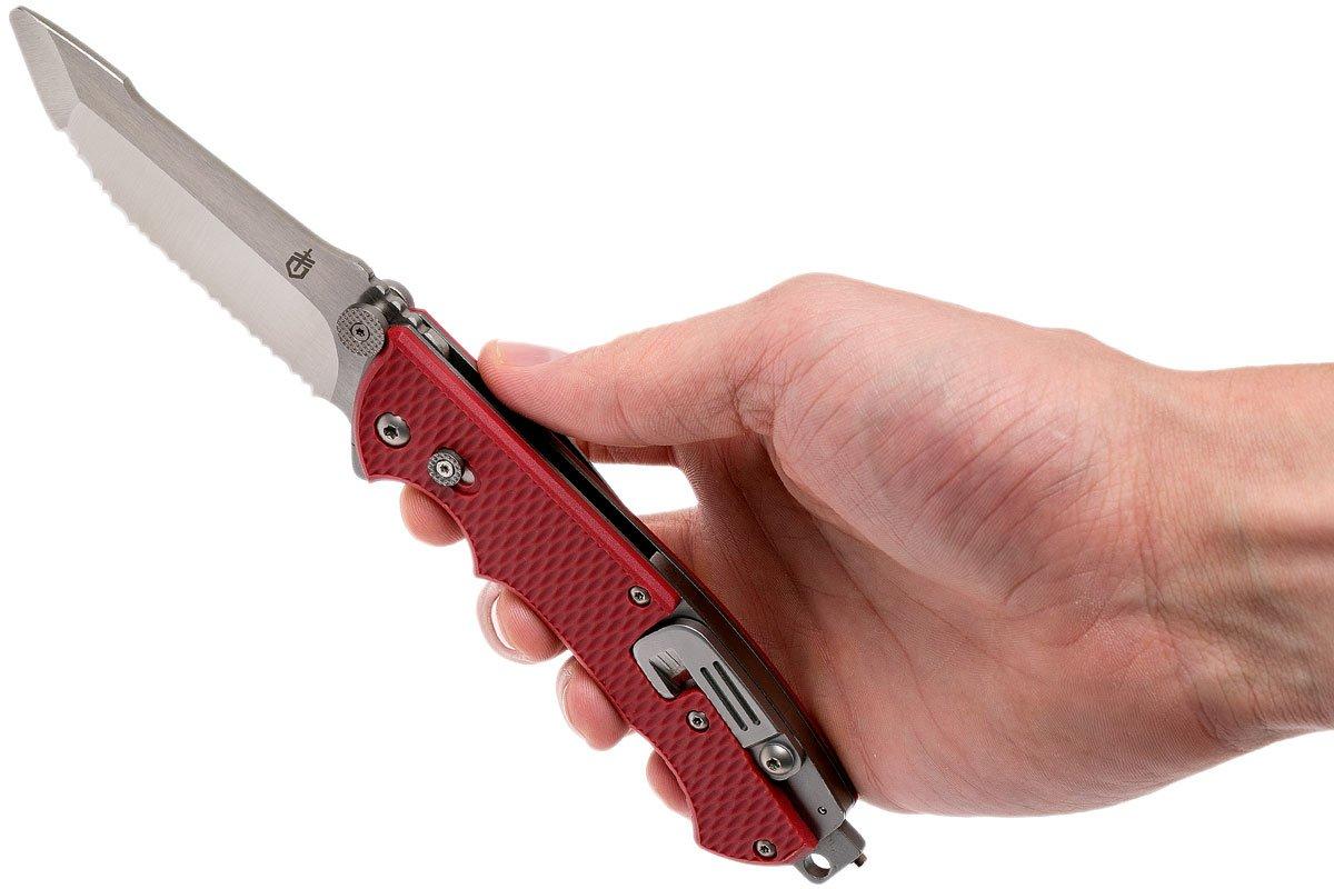 Gerber Hinderer Rescue 22-01534N pocket knife, Hinderer design ...