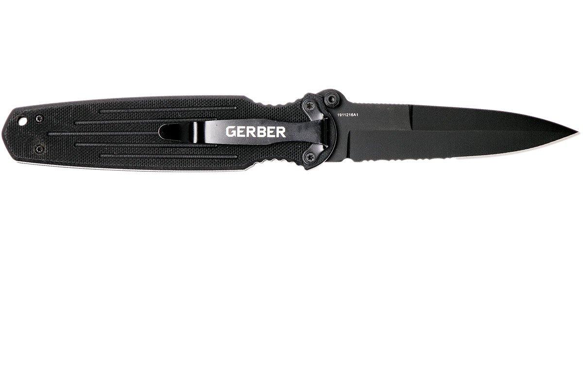 Gerber Covert FAST Black Serrated 22-01966, Applegate-Fairbairn Design ...