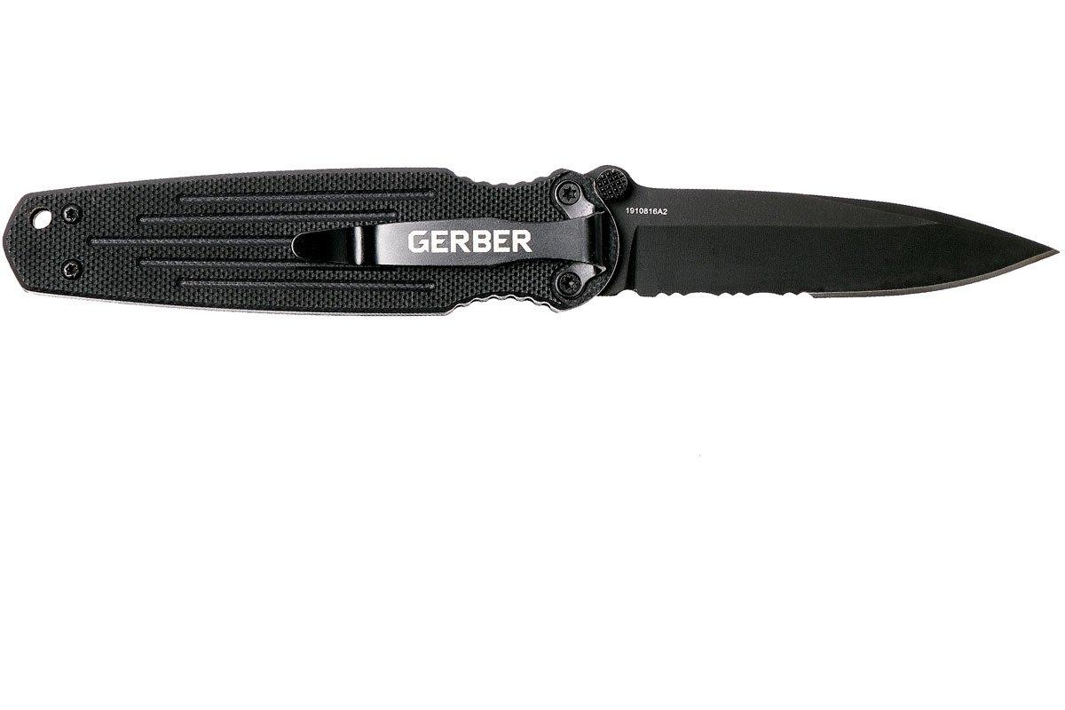 Gerber Mini Covert FAST Black Serrated 22-01967, Applegate-Fairbairn ...