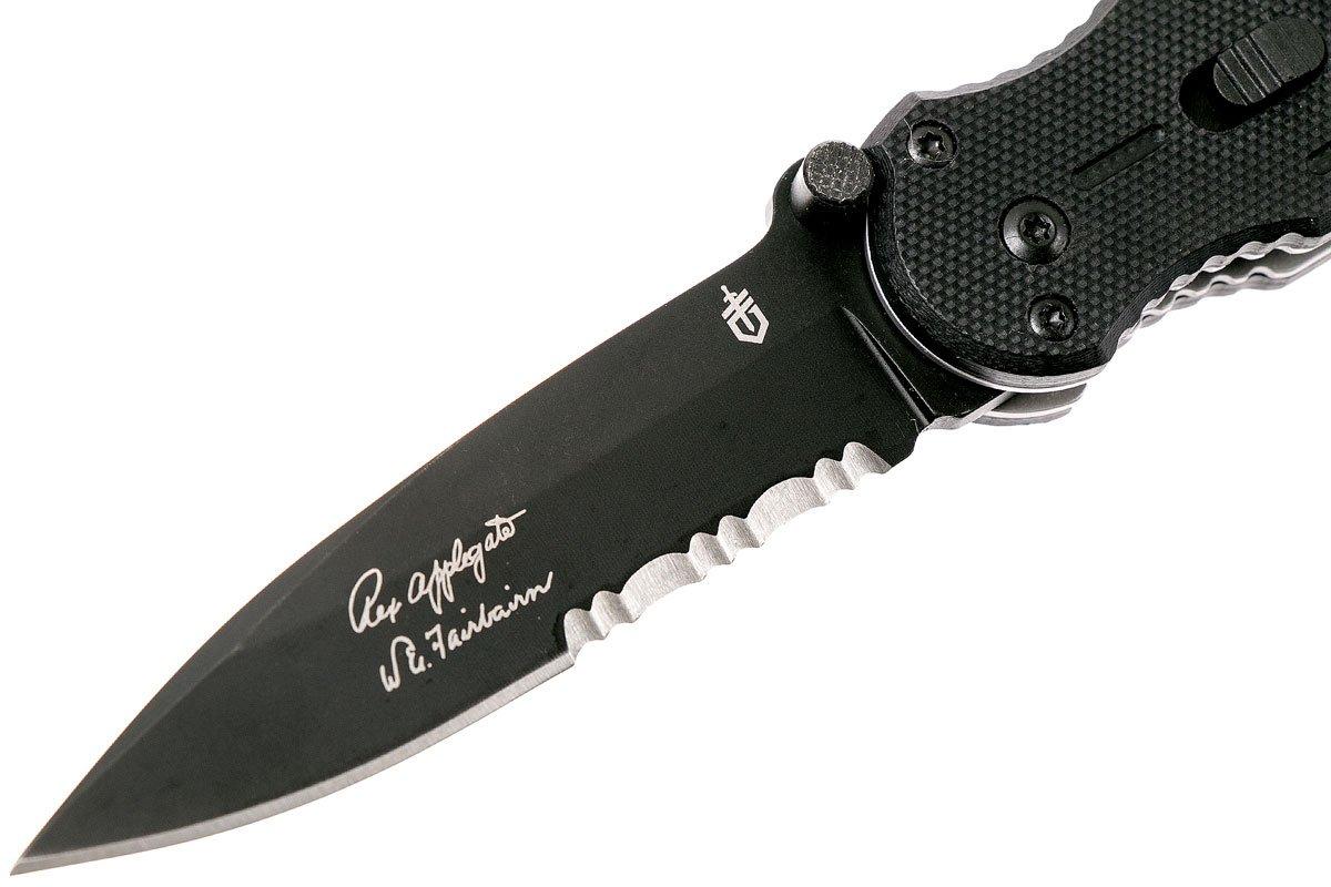 Gerber Mini Covert FAST Black Serrated 22-01967, Applegate-Fairbairn ...