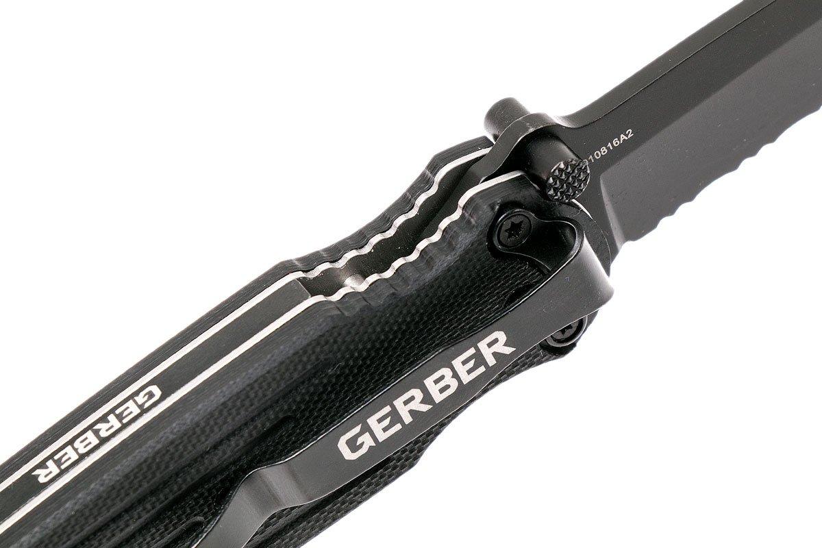 Gerber Mini Covert FAST Black Serrated 22-01967, Applegate-Fairbairn ...
