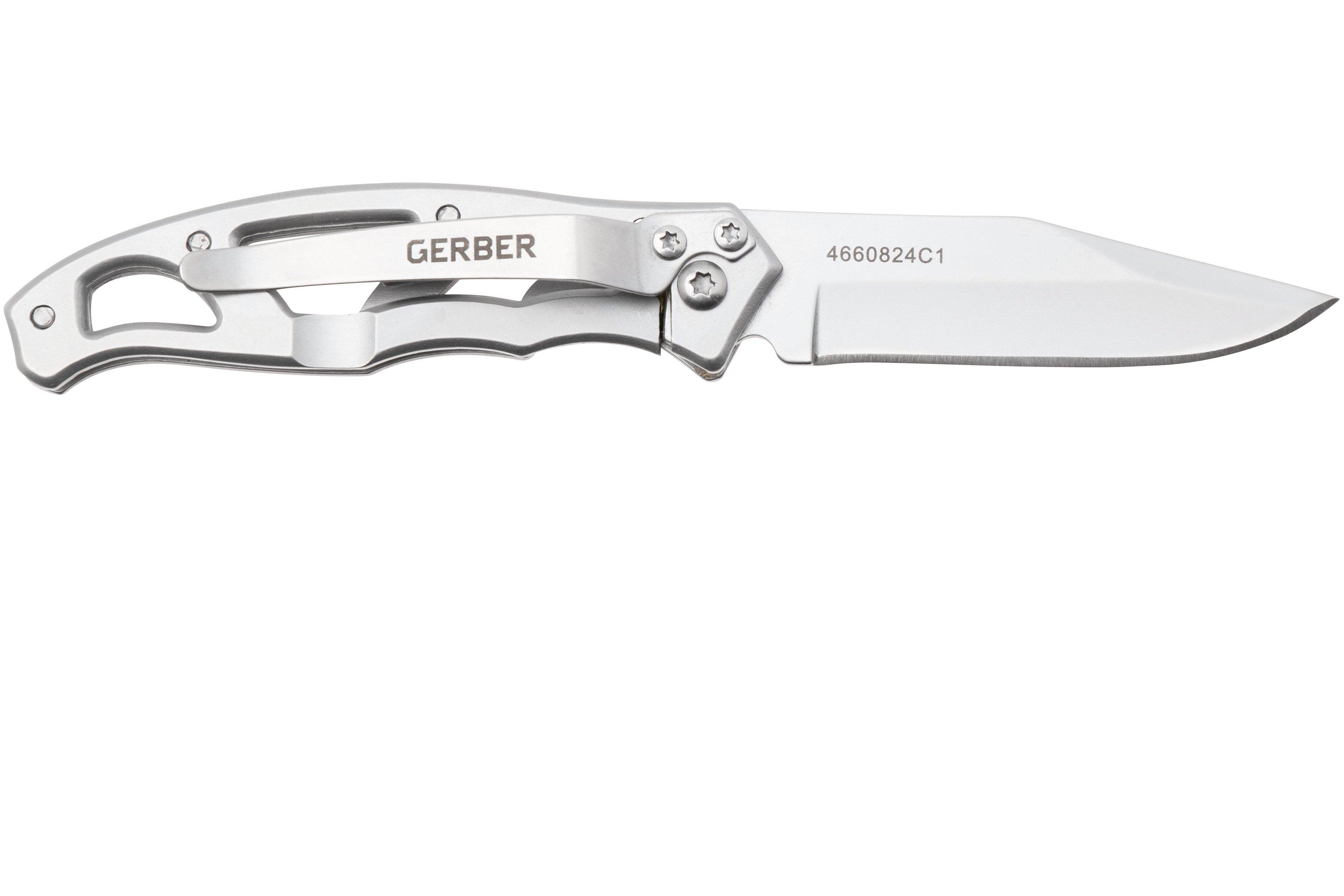 Gerber Paraframe Mini clip point 22-48485 pocket knife | Advantageously ...