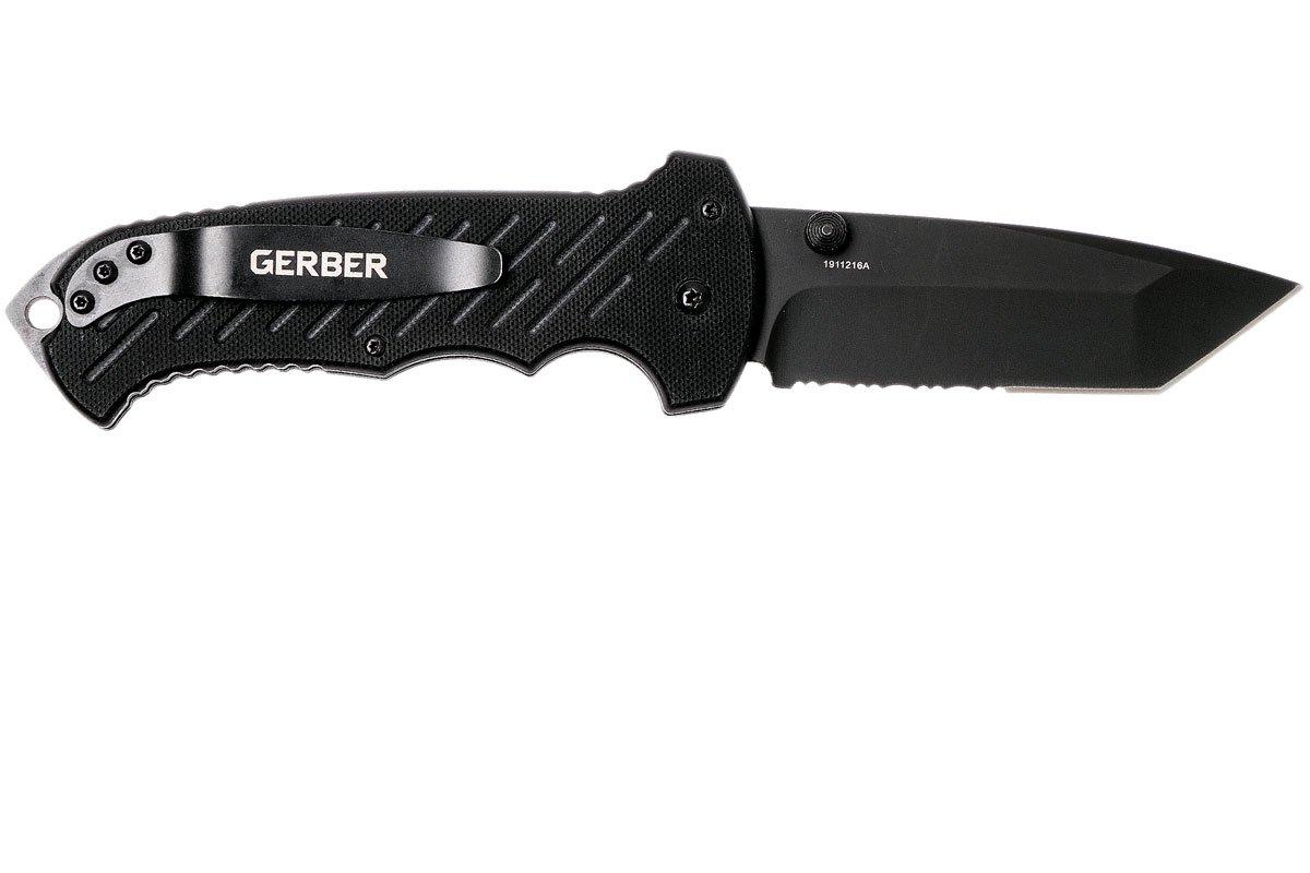 Gerber 06 FAST Tanto Serrated 30-000118 pocket knife | Advantageously ...