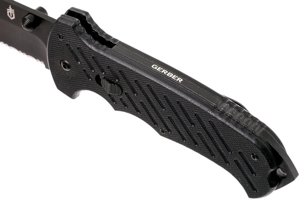 Gerber 06 FAST Tanto Serrated 30-000118 pocket knife | Advantageously ...