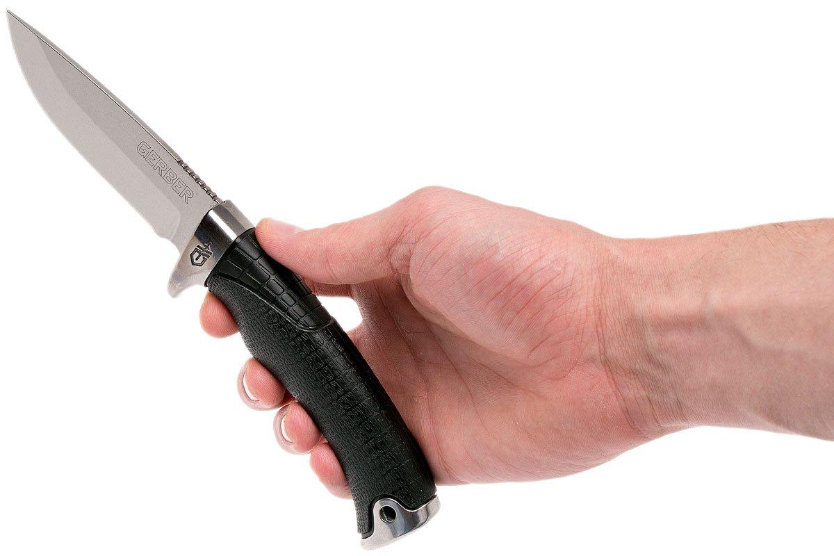 Gerber Gator Premium Fixed Blade drop point, fine edge 30-001083 fixed ... Gerber Gator Premium Fixed Blade drop point, fine edge 30-001083 fixed ...