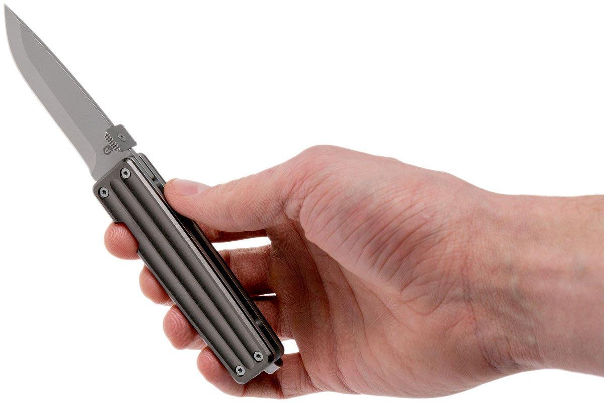 Gerber Pocket Square Aluminium 30-001363 pocket knife | Advantageously ...