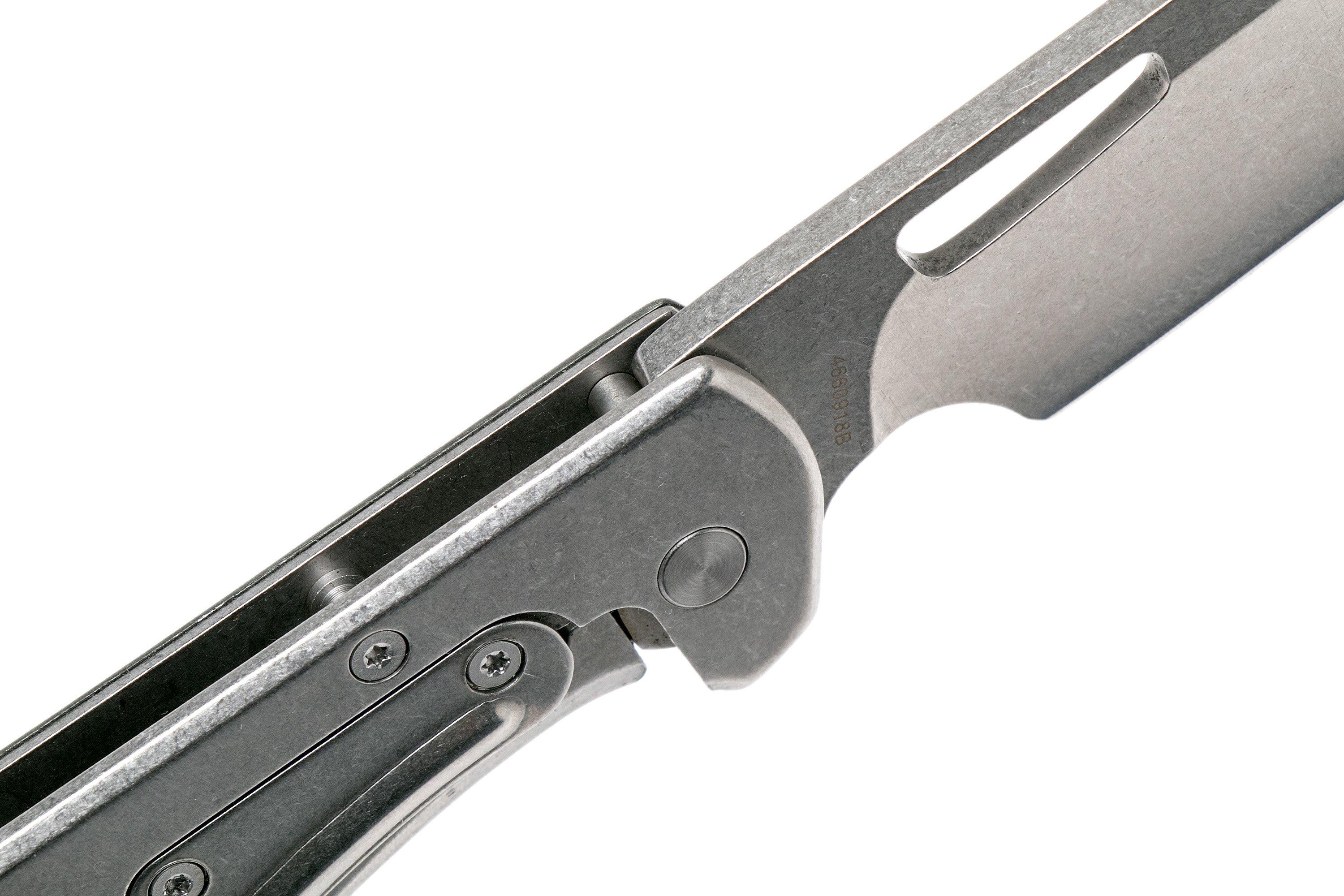 Gerber Flatiron 30-001494 Grey folding cleaver pocket knife ...