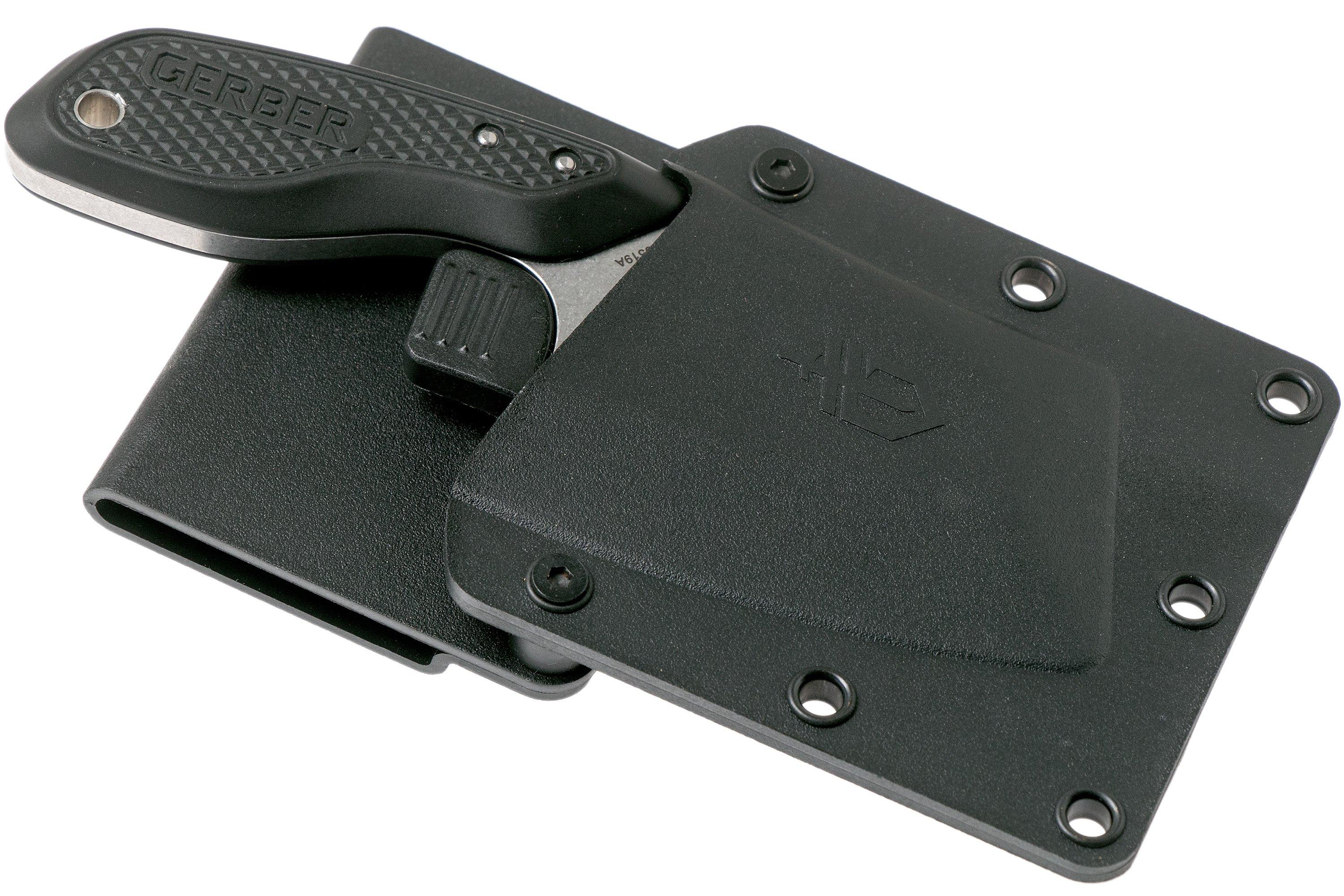 Gerber Tri-Tip Mini Cleaver Black Stonewashed 30-001665 fixed knife ...
