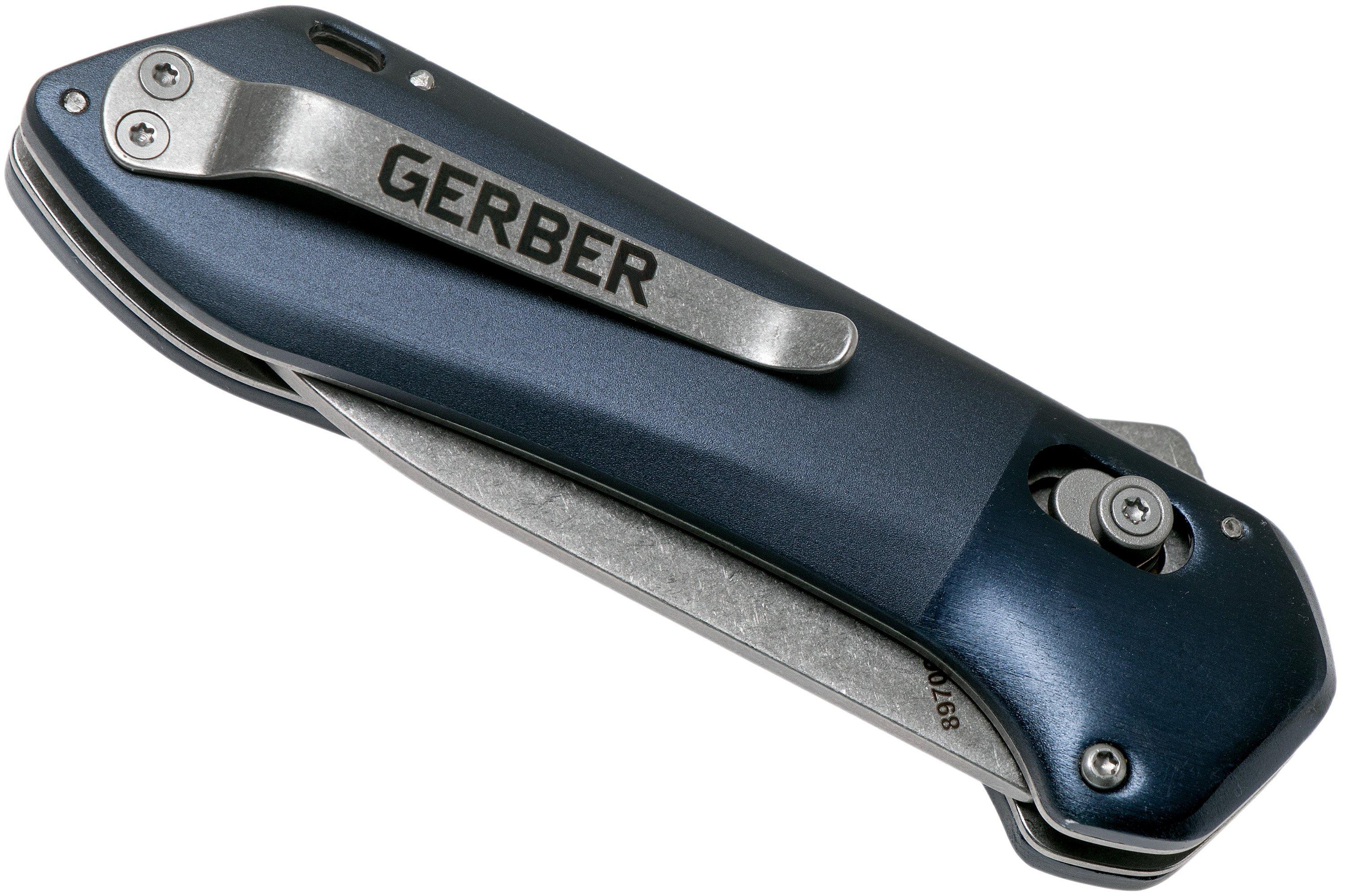 Gerber Highbrow Compact Blue 30-001681 pocket knife | Advantageously ...