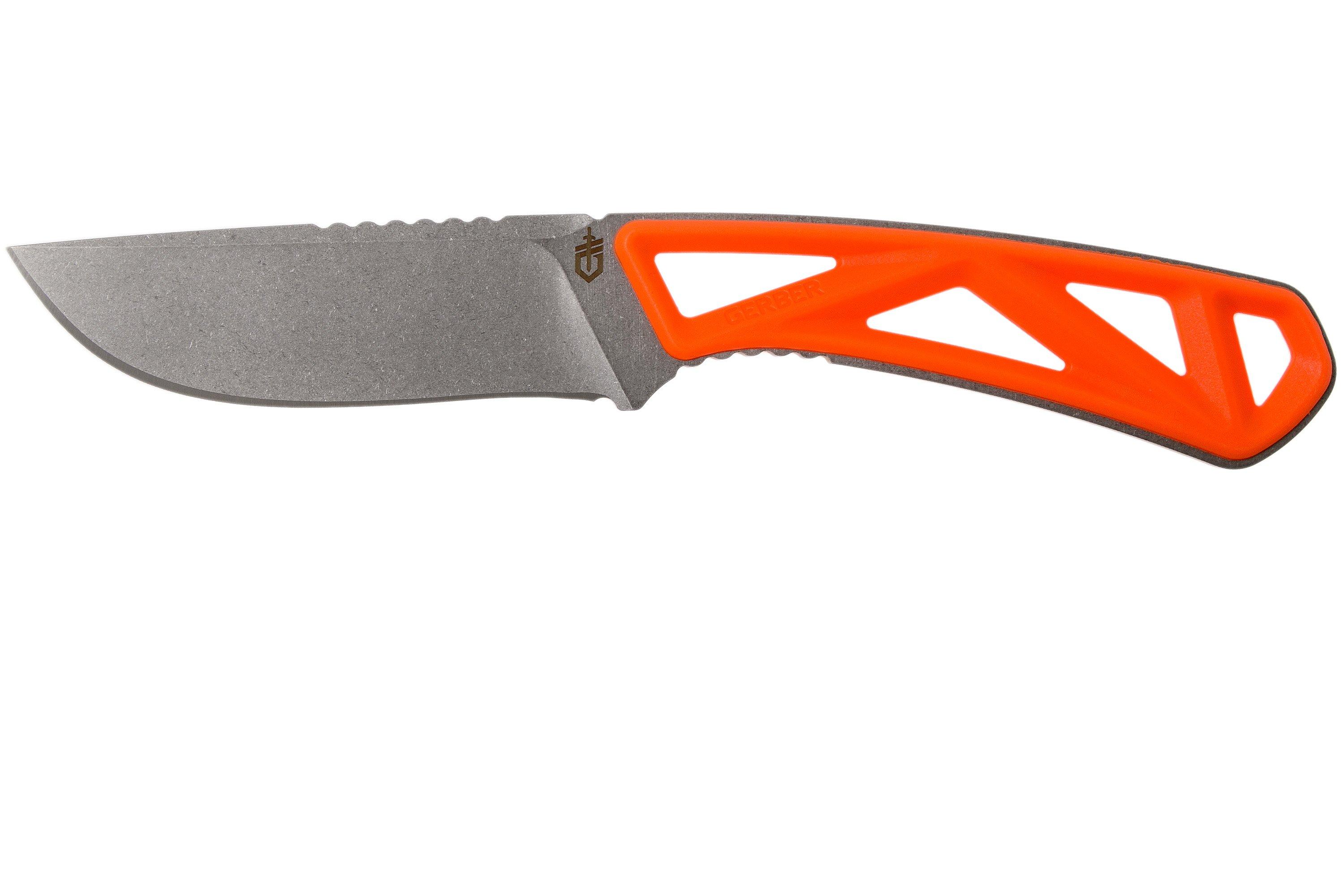 Gerber Exo-Mod Fixed Drop Point Knife 30-001797 Orange hunting knife ...