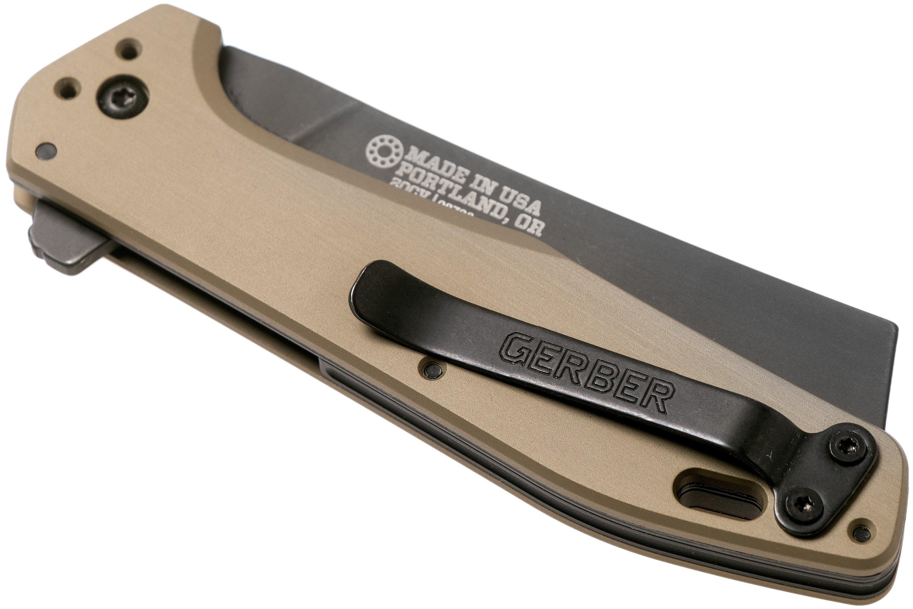 Gerber Fastball Cleaver 20CV 30-001841 Coyote pocket knife ...