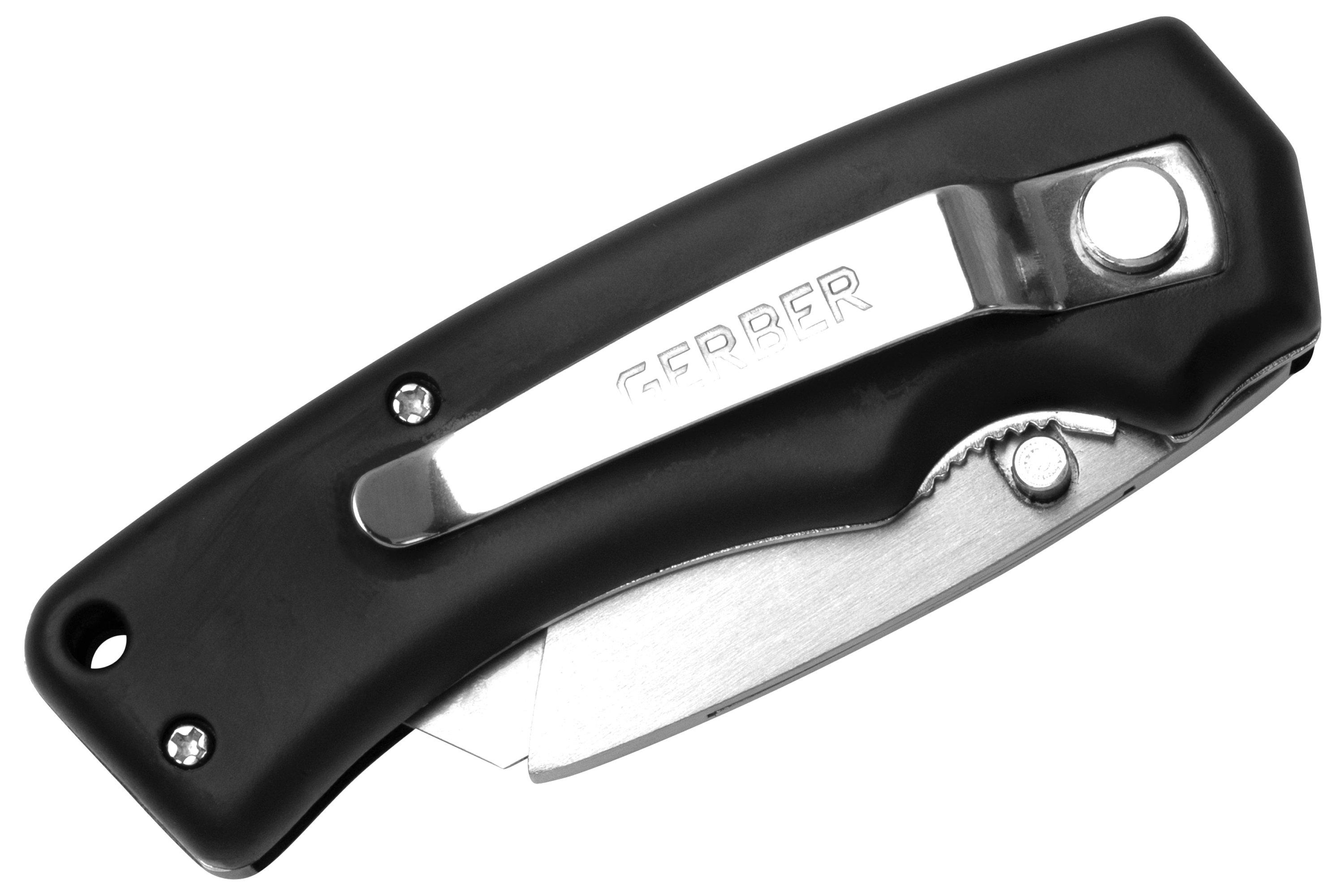 Gerber Edge Utility Knife, black, pocket knife | Advantageously ...