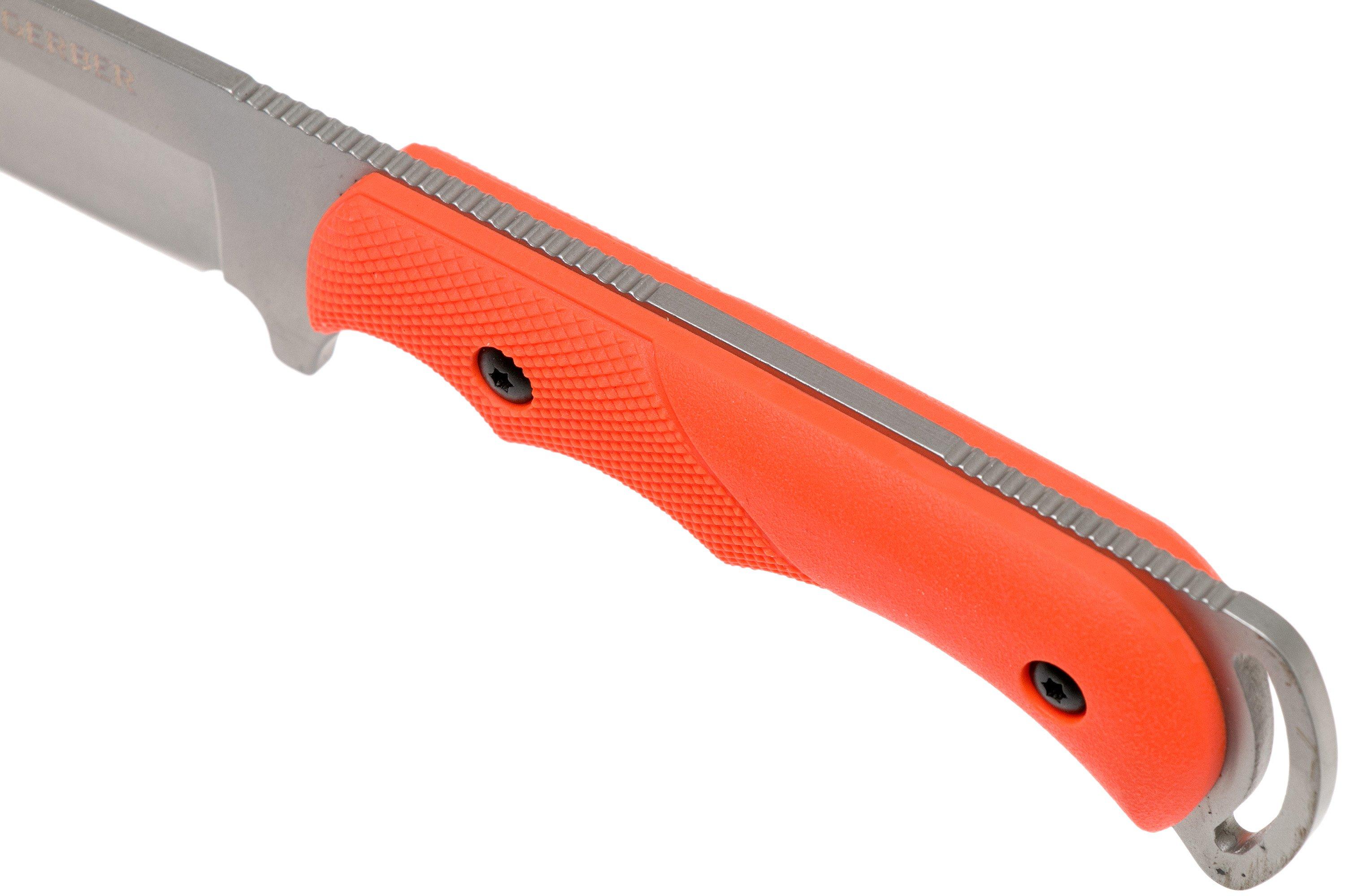 Gerber Freeman Guide Fixed 31-003584 drop point orange, fine edge ...