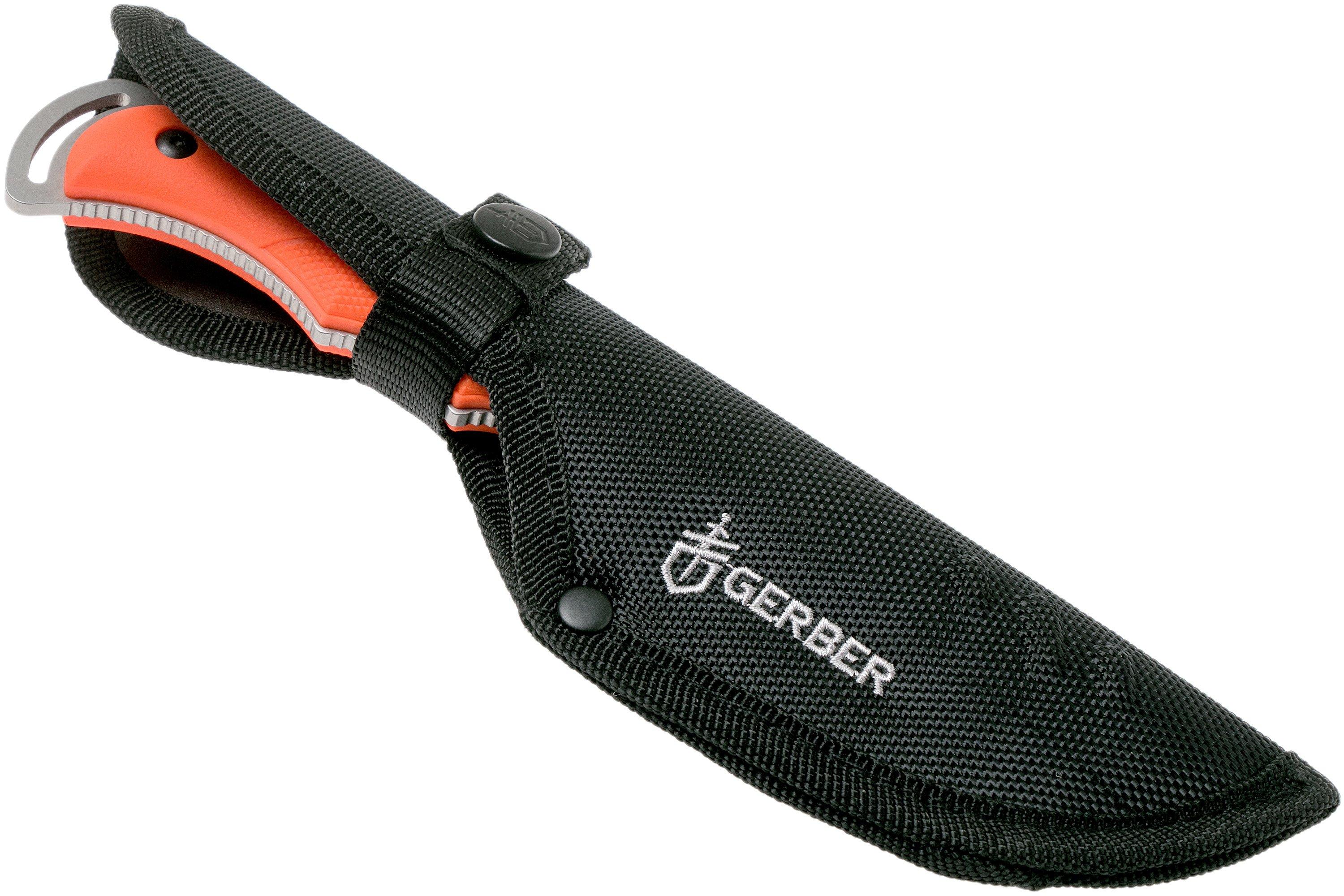 Gerber Freeman Guide Fixed 31-003584 drop point orange, fine edge ...