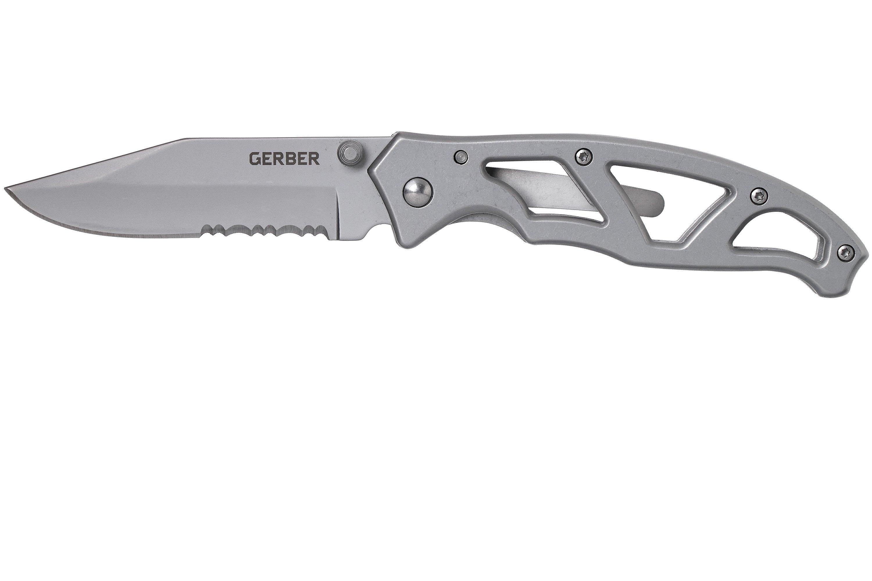 Gerber Paraframe I Clippoint Serrated 31-003627 navaja | Compras con ...