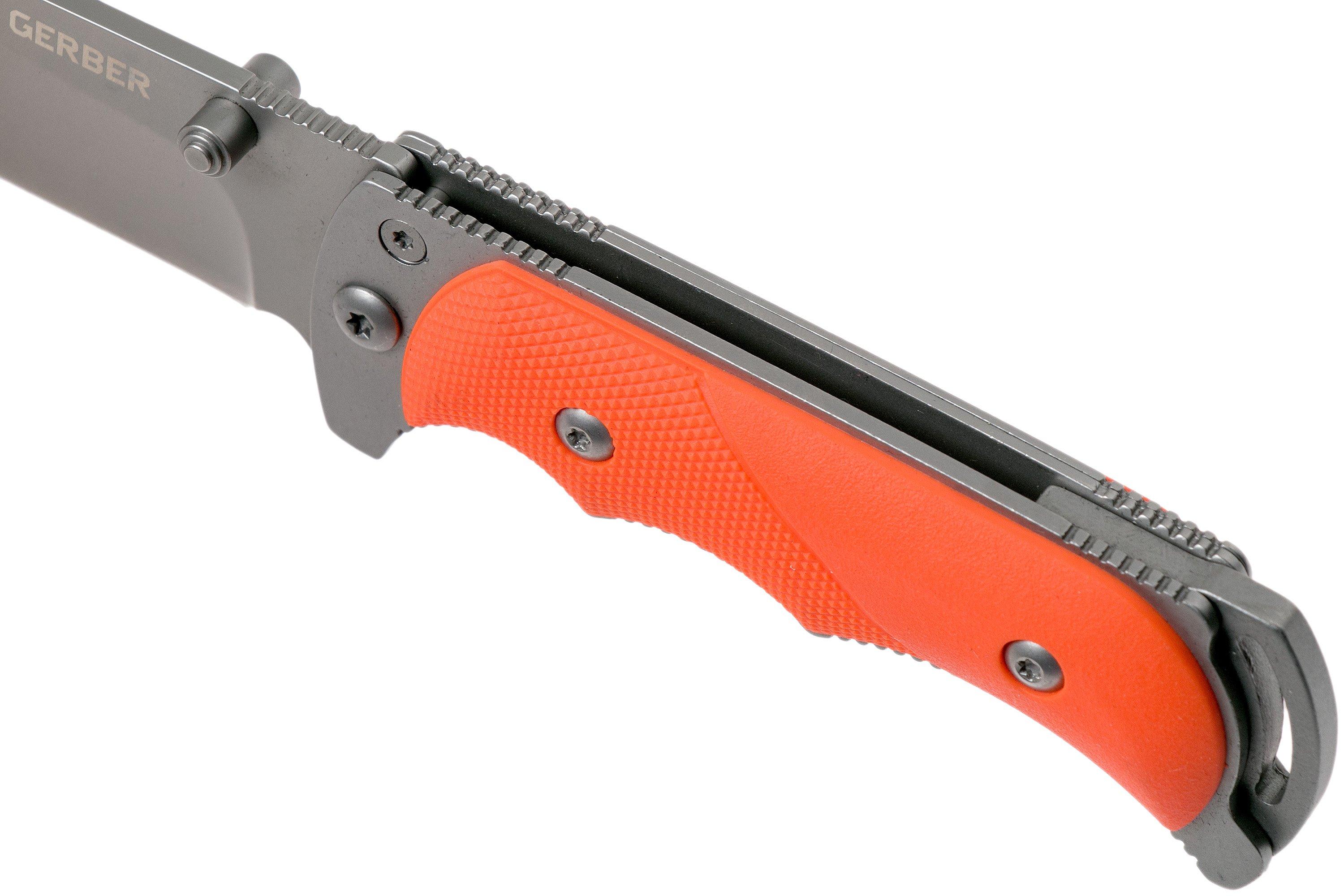 Gerber Freeman Guide Folder 31-003707 drop point orange, fine edge ...