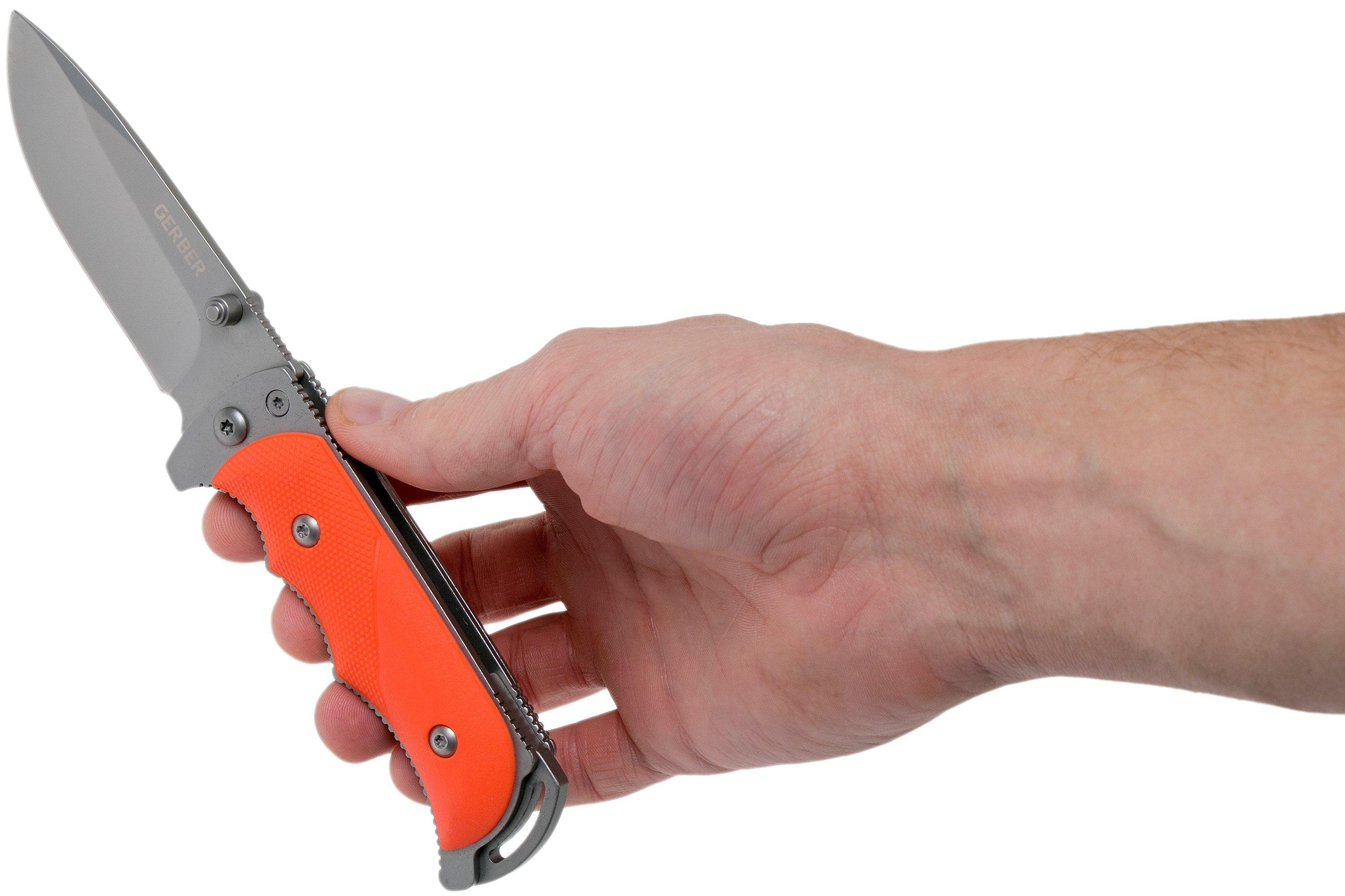 Gerber Freeman Guide Folder 31-003707 drop point orange, fine edge ...