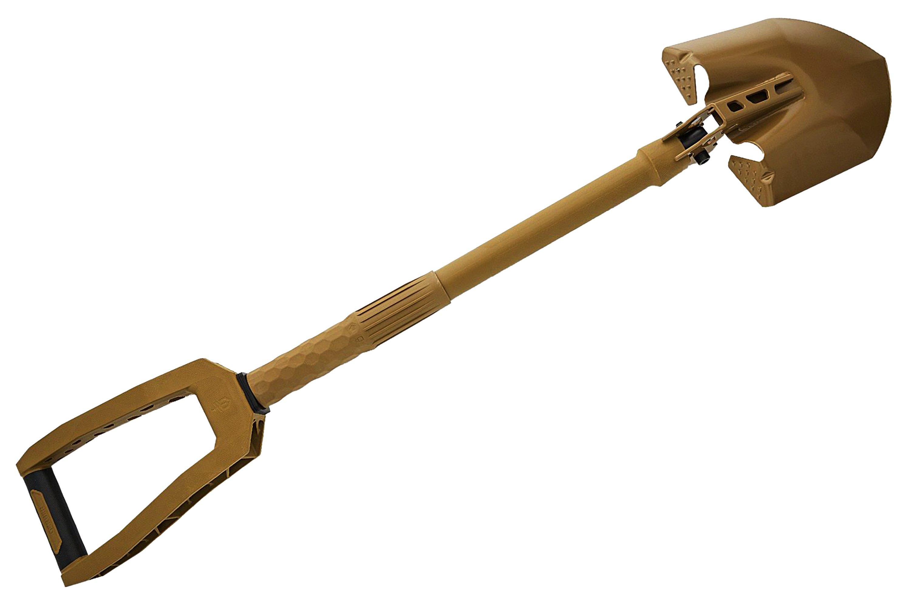 Gerber Dredge Folding Shovel 1064419 Coyote Brown collapsible shovel Advantageously shopping at Knivesandtools