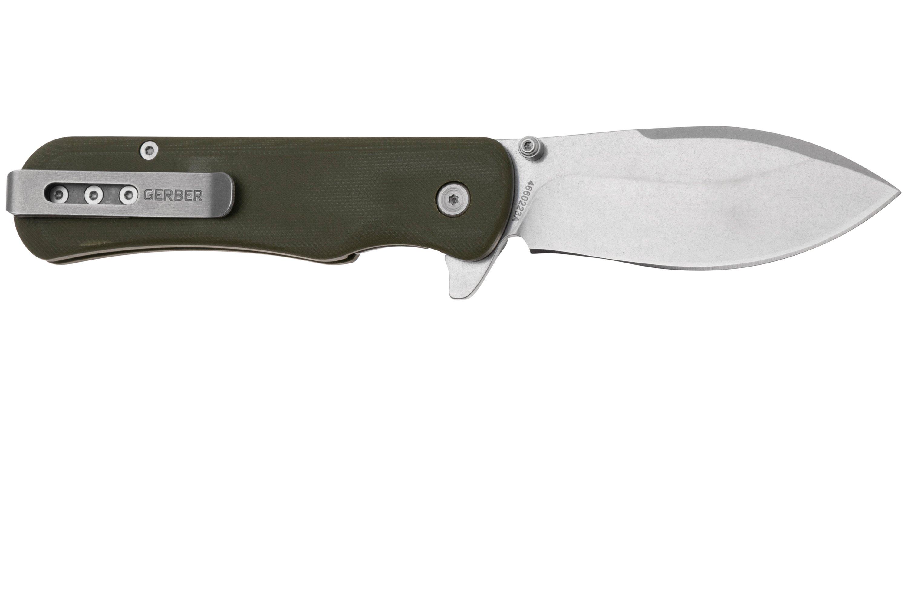 Gerber Confidant Bamboo 1066477 OD Green G10, Bamboo Inlay, pocket ...
