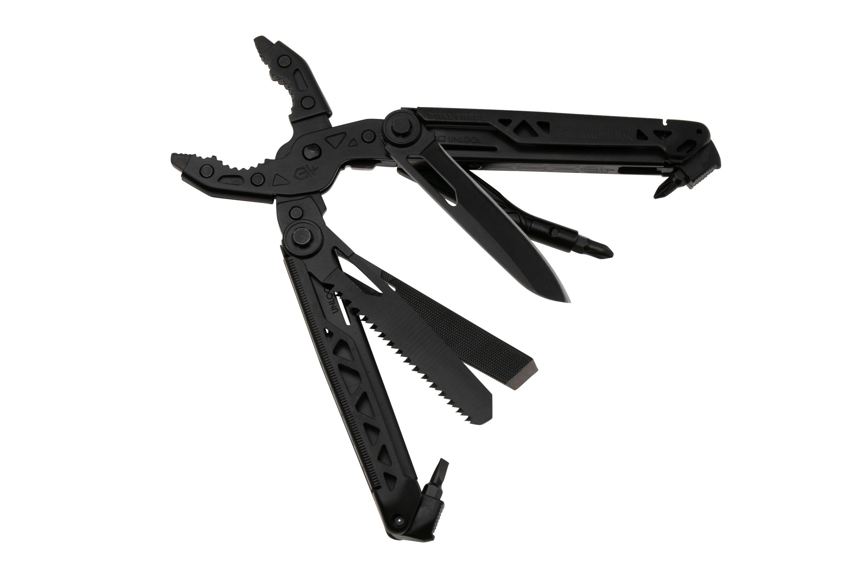 Gerber Dual Force 1067406 Black, multi-tool | Advantageously shopping ...
