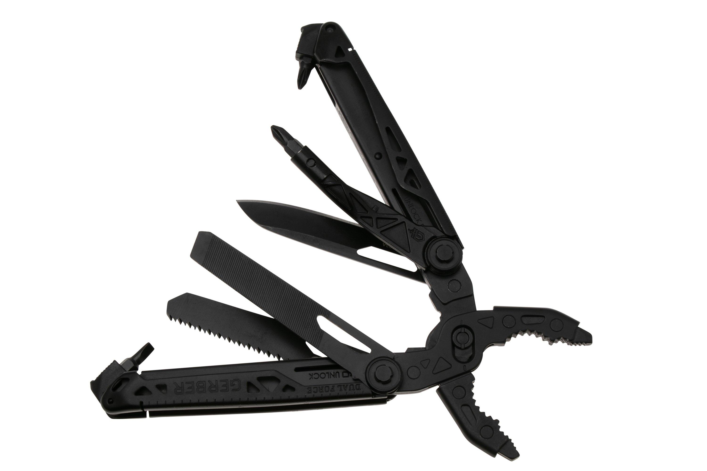 Gerber Dual Force 1067406 Black, multi-tool | Advantageously shopping ...
