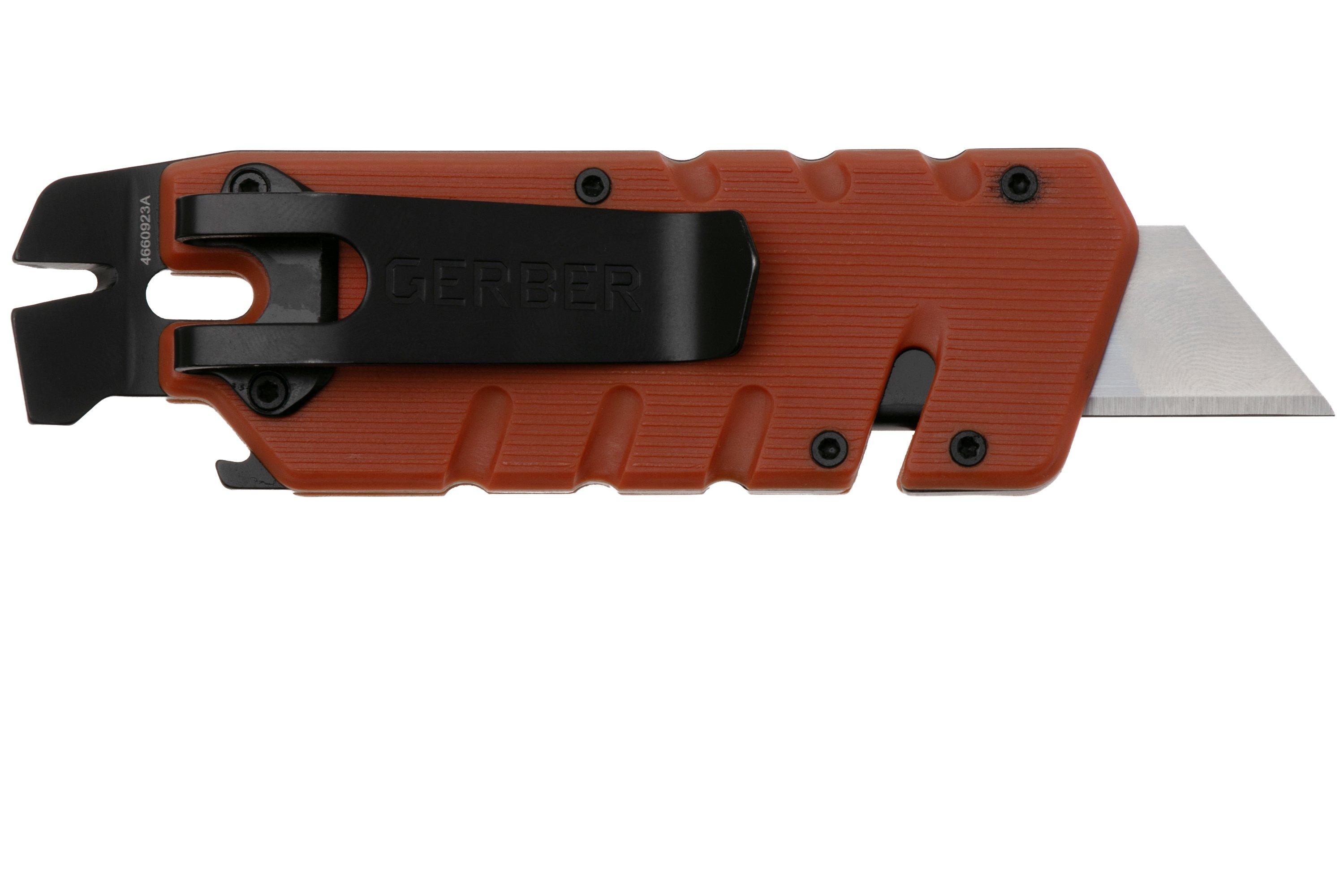 Gerber Prybrid Utility Clip 31-1068160 Burnt Orange, pocket knife with ...