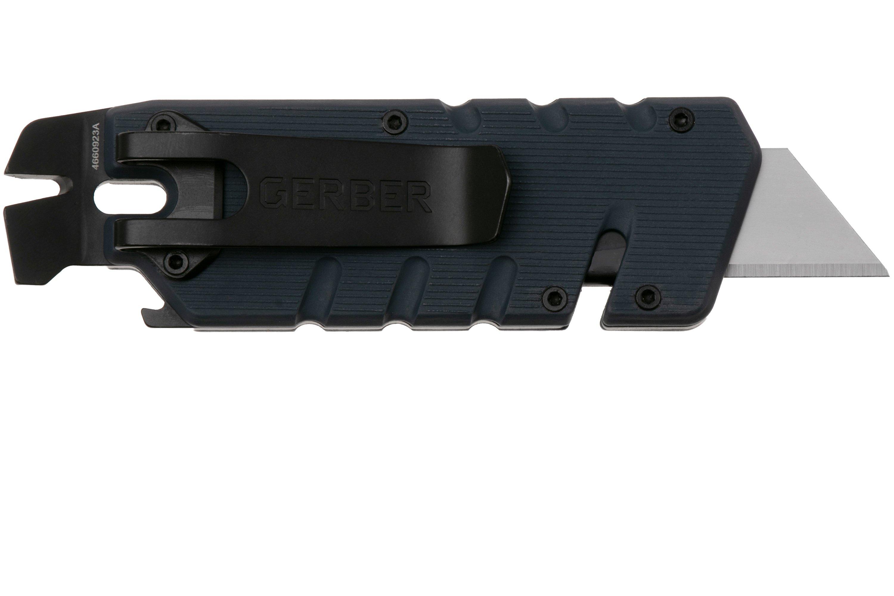 Gerber Prybrid Utility Clip 31-1068163 Urban Blue, navalha com clipe de ...
