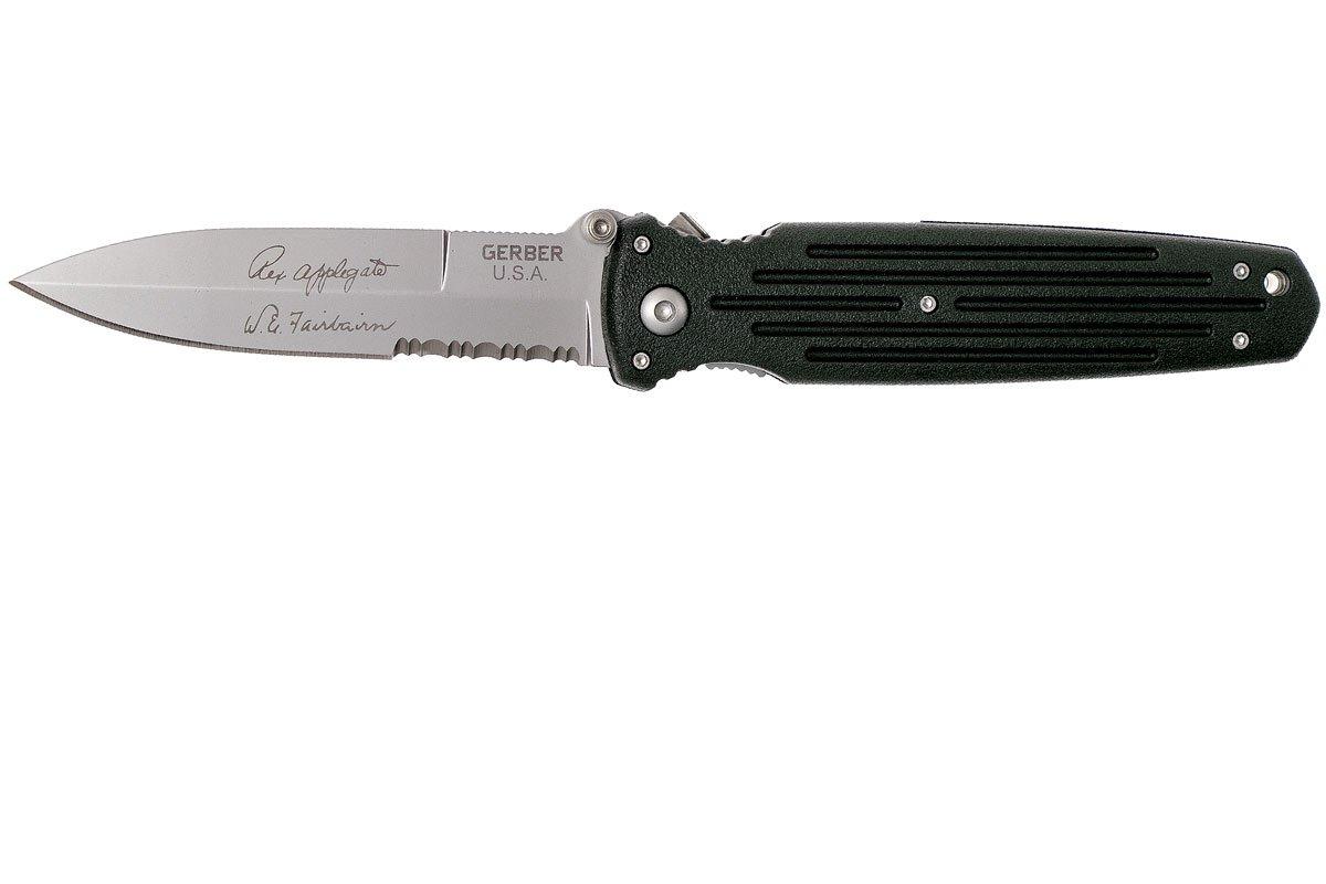 Gerber Applegate Combat Folder Serrated 05780N, Applegate-Fairbairn ...