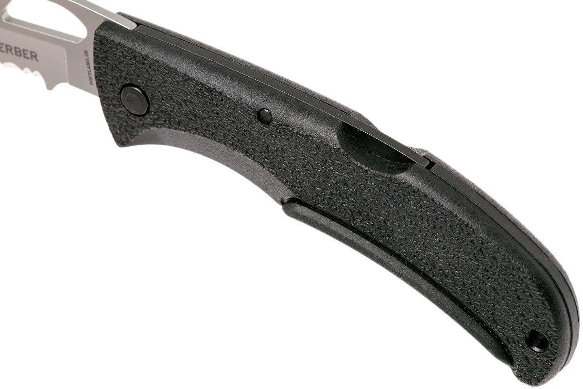 Gerber E-Z Out Skeleton 6751N Serrated pocket knife | Advantageously ...